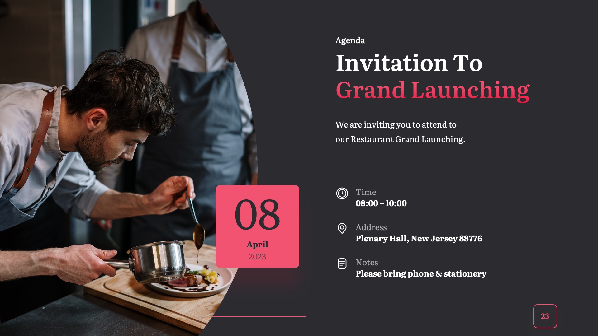 Flavor - Restaurant PowerPoint Presentation, Presentation Templates