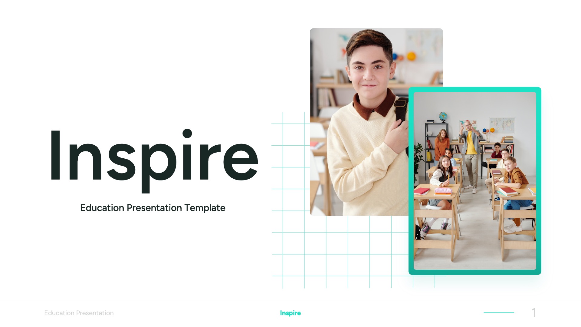 Inspire - Education PowerPoint Presentation, Presentation Templates