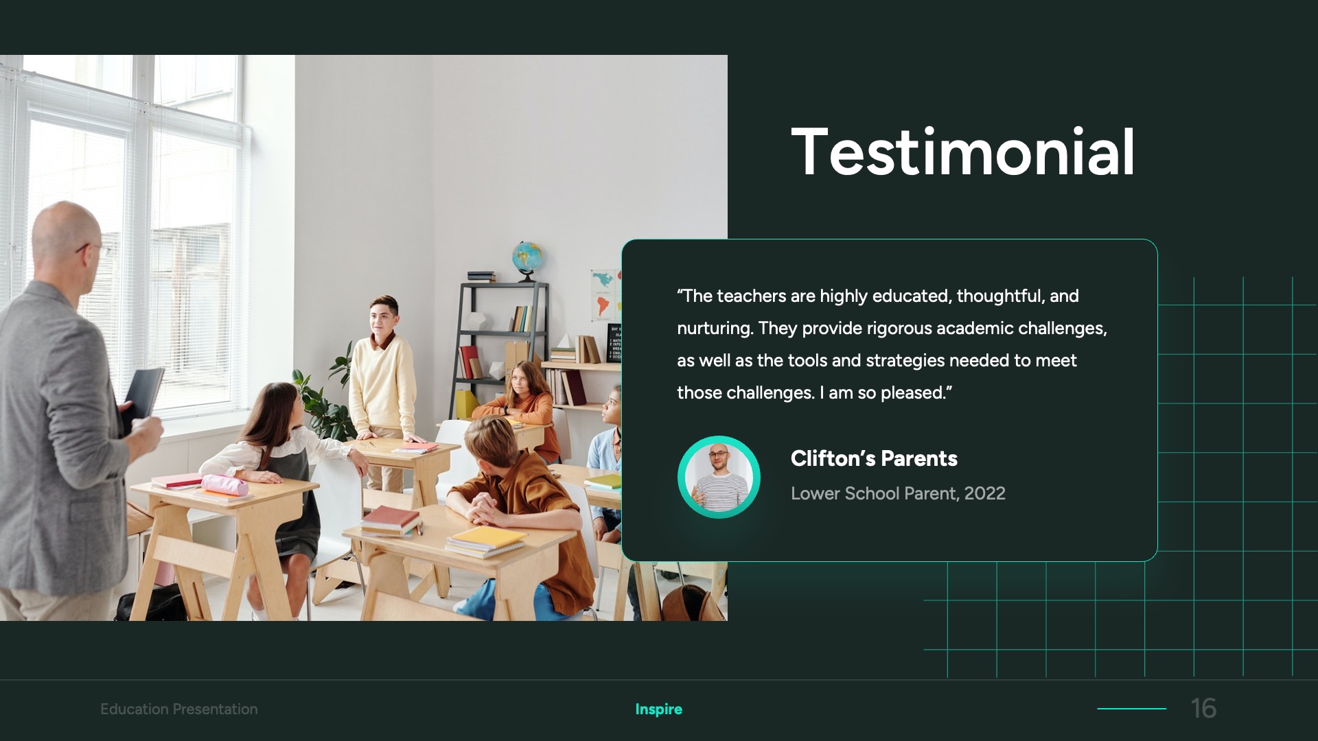 Inspire - Education PowerPoint Presentation, Presentation Templates