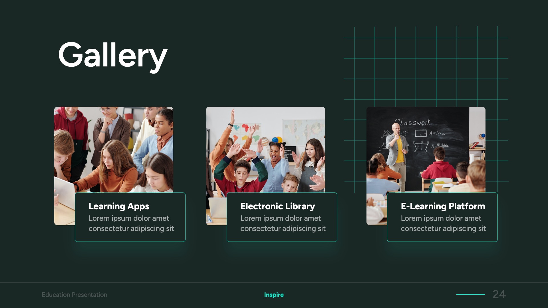Inspire - Education PowerPoint Presentation, Presentation Templates