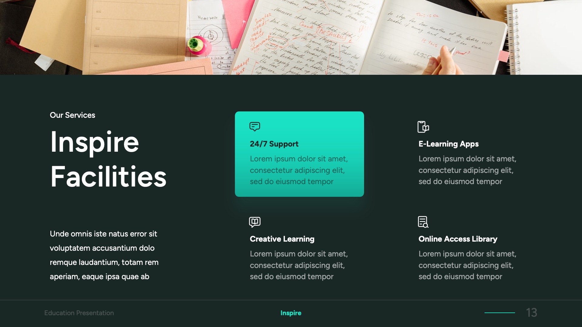 Inspire - Education Keynote Presentation, Presentation Templates ...