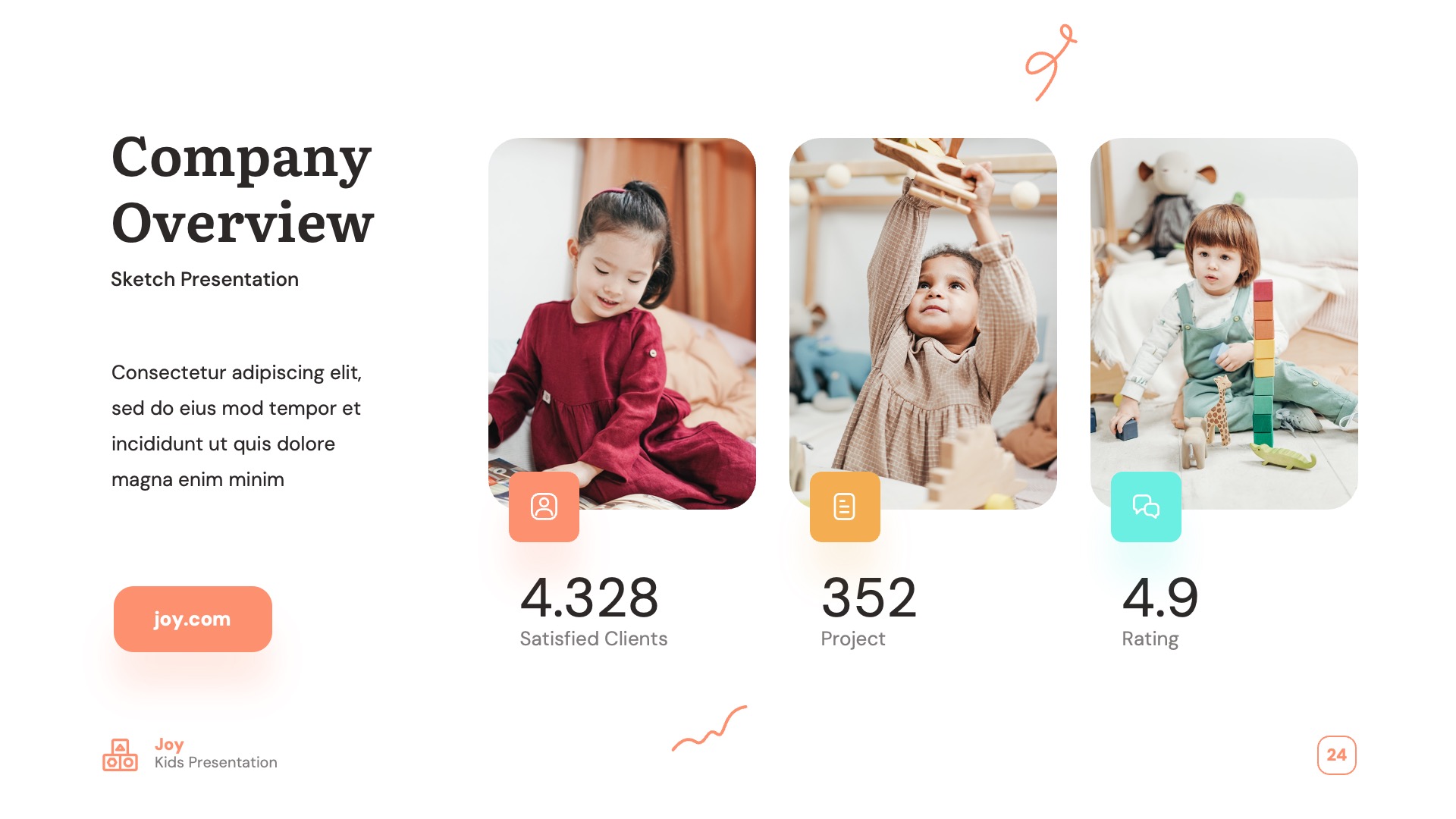 Joy - Kids Presentation Template, Presentation Templates | GraphicRiver