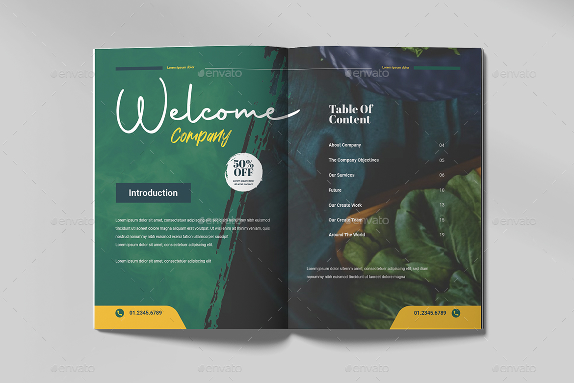 Restaurant Catalogue, Print Templates | GraphicRiver