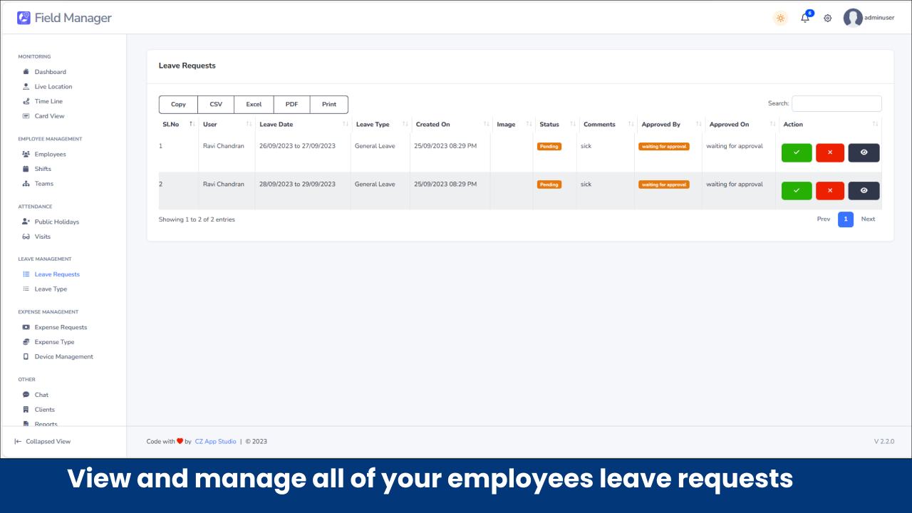 Field Manager Laravel + Flutter Field Employee tracking complete HRMS solution | Android + IOS ...