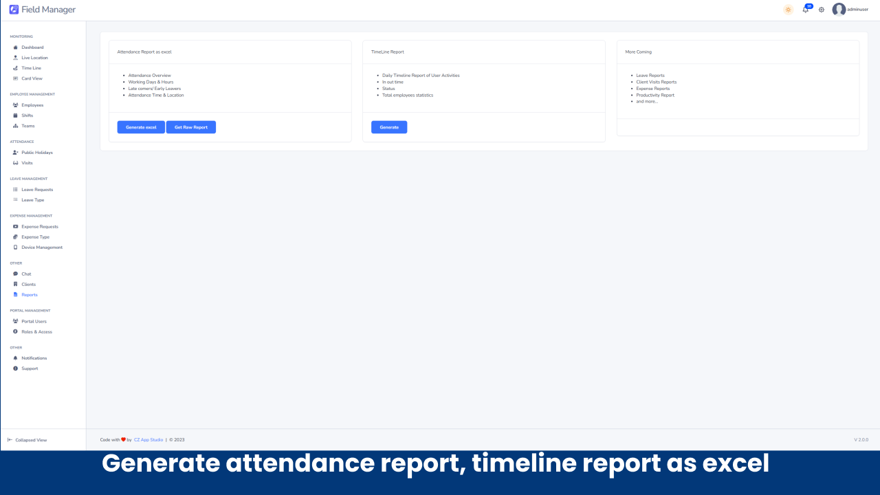 Field Manager Laravel + Flutter Field Employee tracking complete HRMS solution | Android + IOS ...