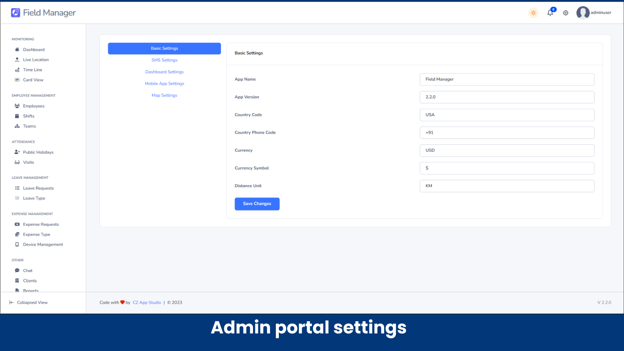 Field Manager Laravel + Flutter Field Employee tracking complete HRMS solution | Android + IOS ...