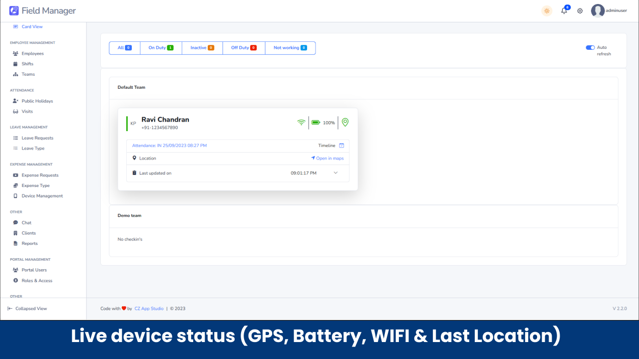 Field Manager Laravel + Flutter Field Employee tracking complete HRMS solution | Android + IOS ...