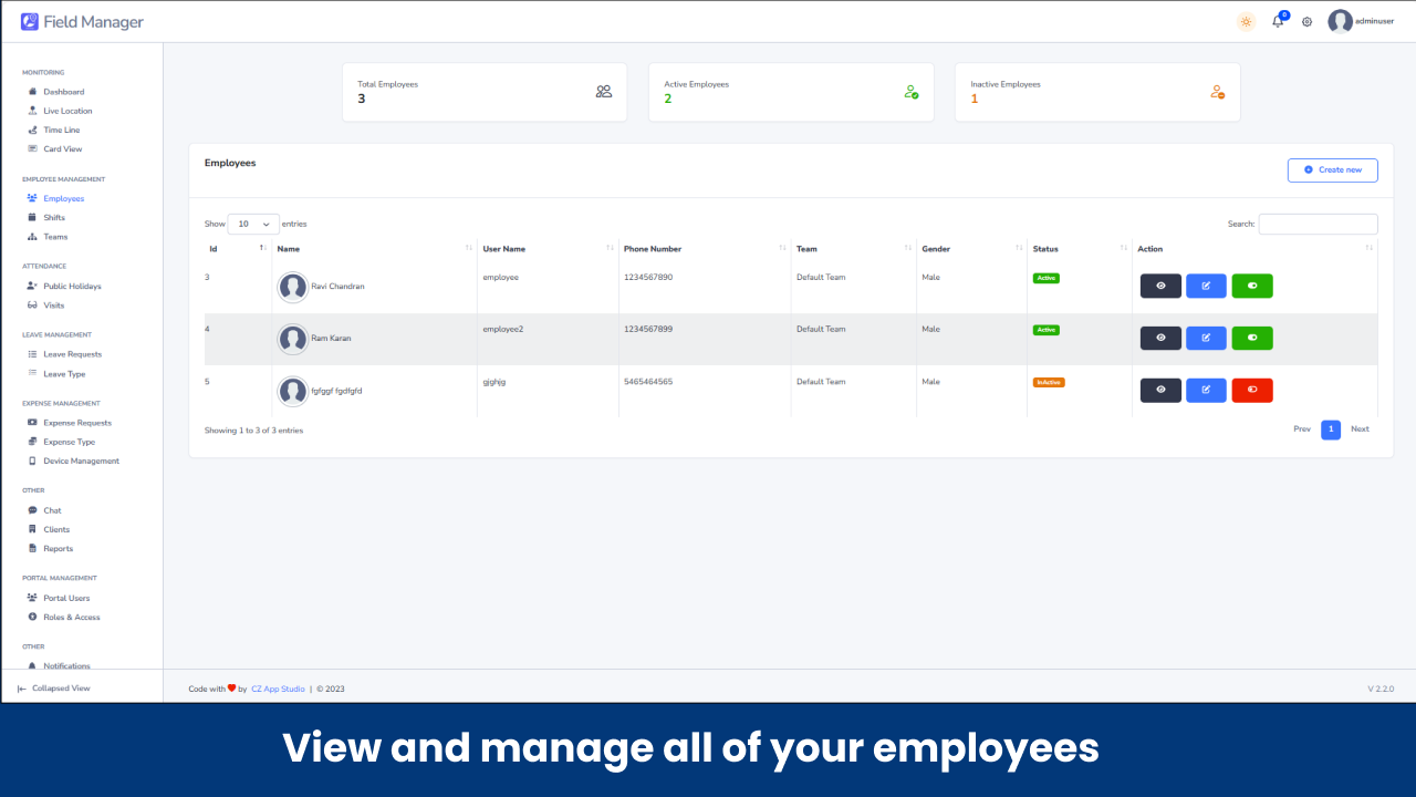 Field Manager Laravel + Flutter Field Employee tracking complete HRMS solution | Android + IOS ...