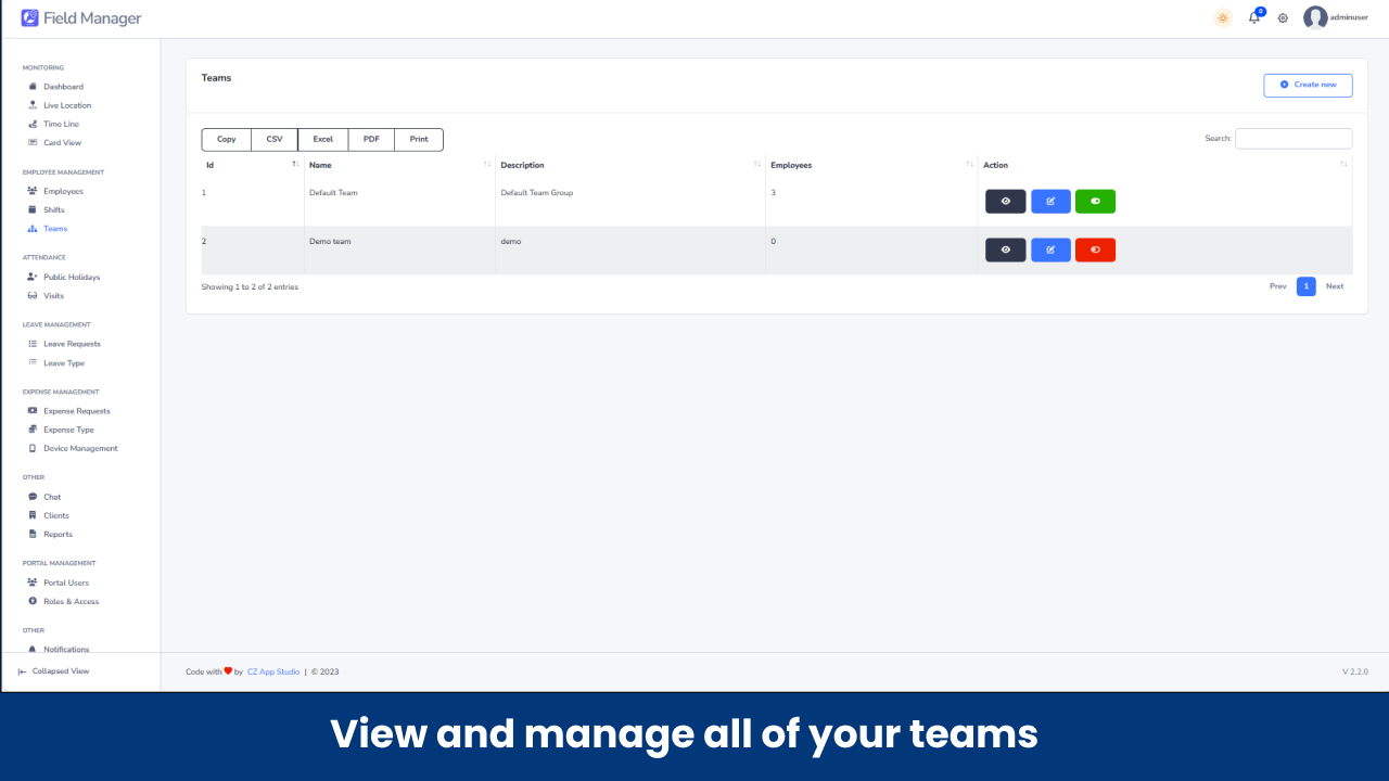 Field Manager Laravel + Flutter Field Employee tracking complete HRMS ...