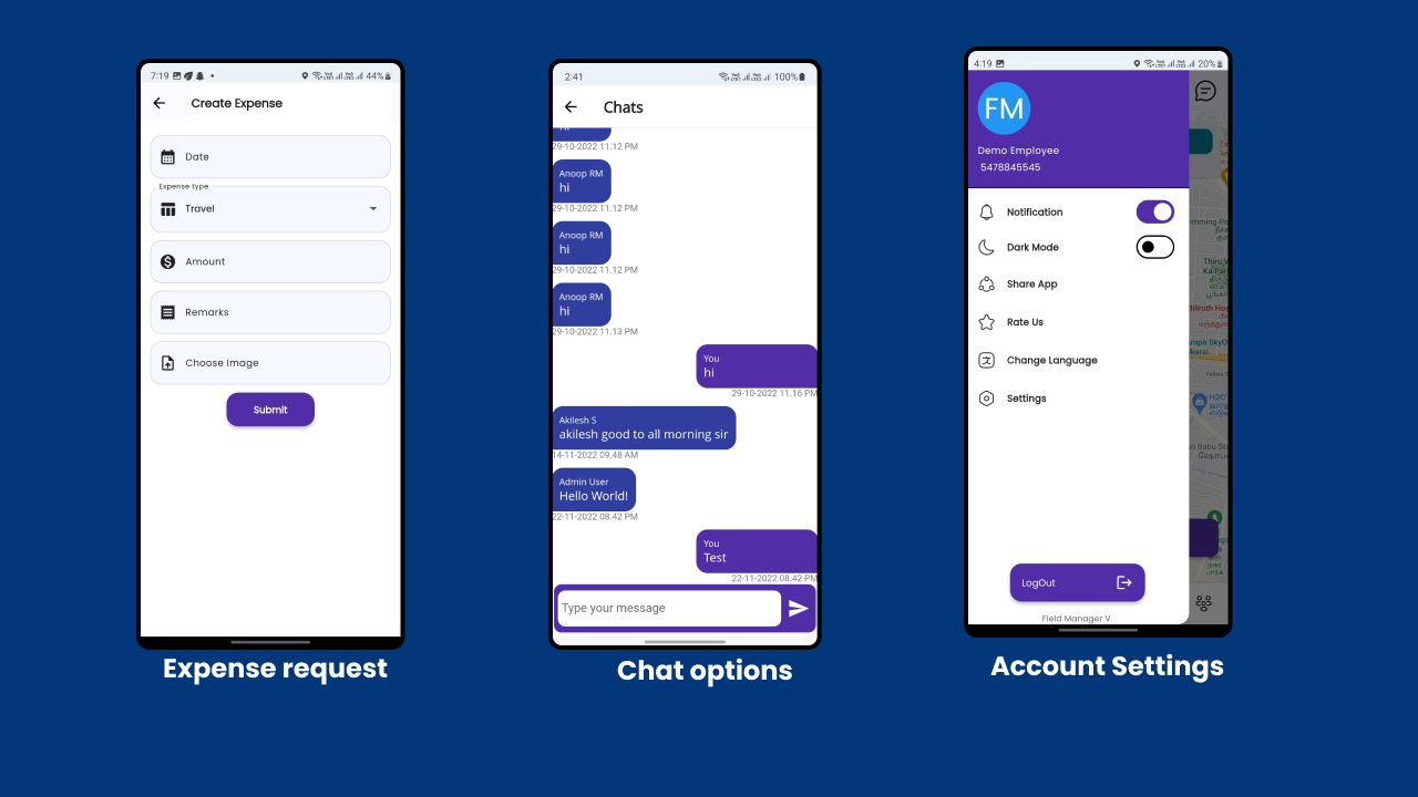 Field Manager Laravel + Flutter Field Employee tracking complete HRMS solution | Android + IOS ...