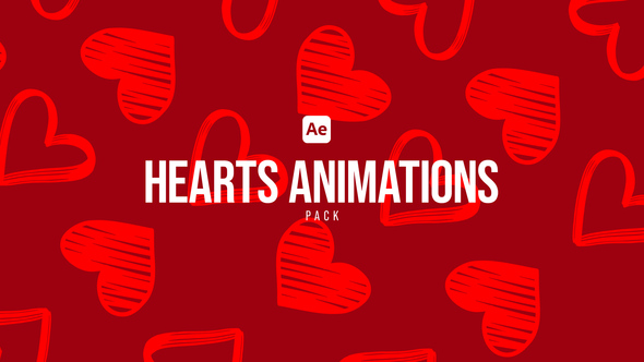 Heart Animations Pack, After Effects Project Files | VideoHive
