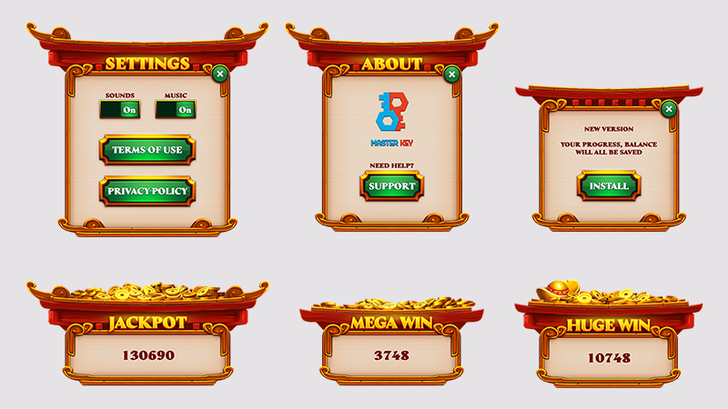 HTML China Town Slot Game by Master_Key | CodeCanyon