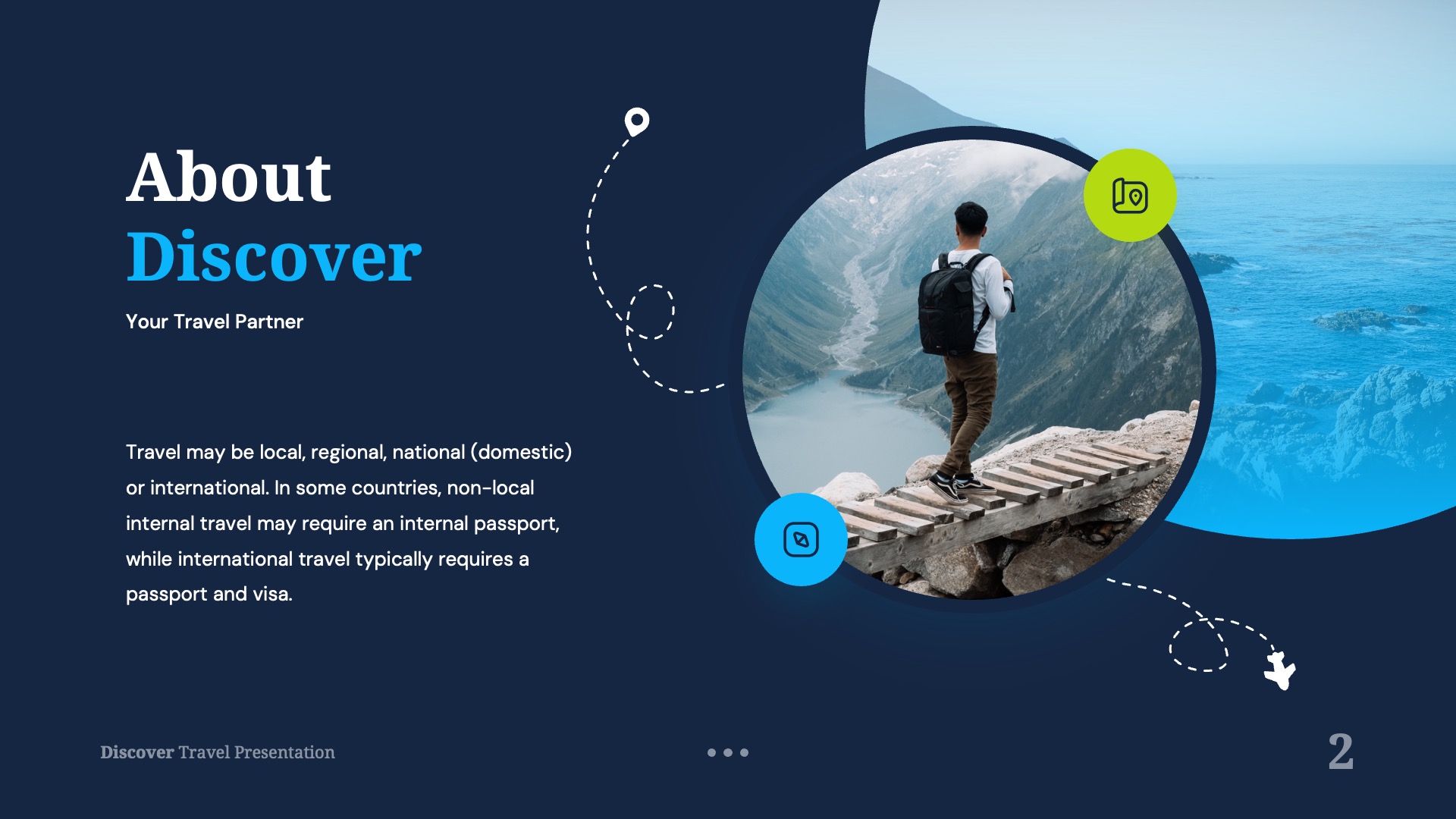 Discover - Travel PowerPoint Presentation, Presentation Templates ...