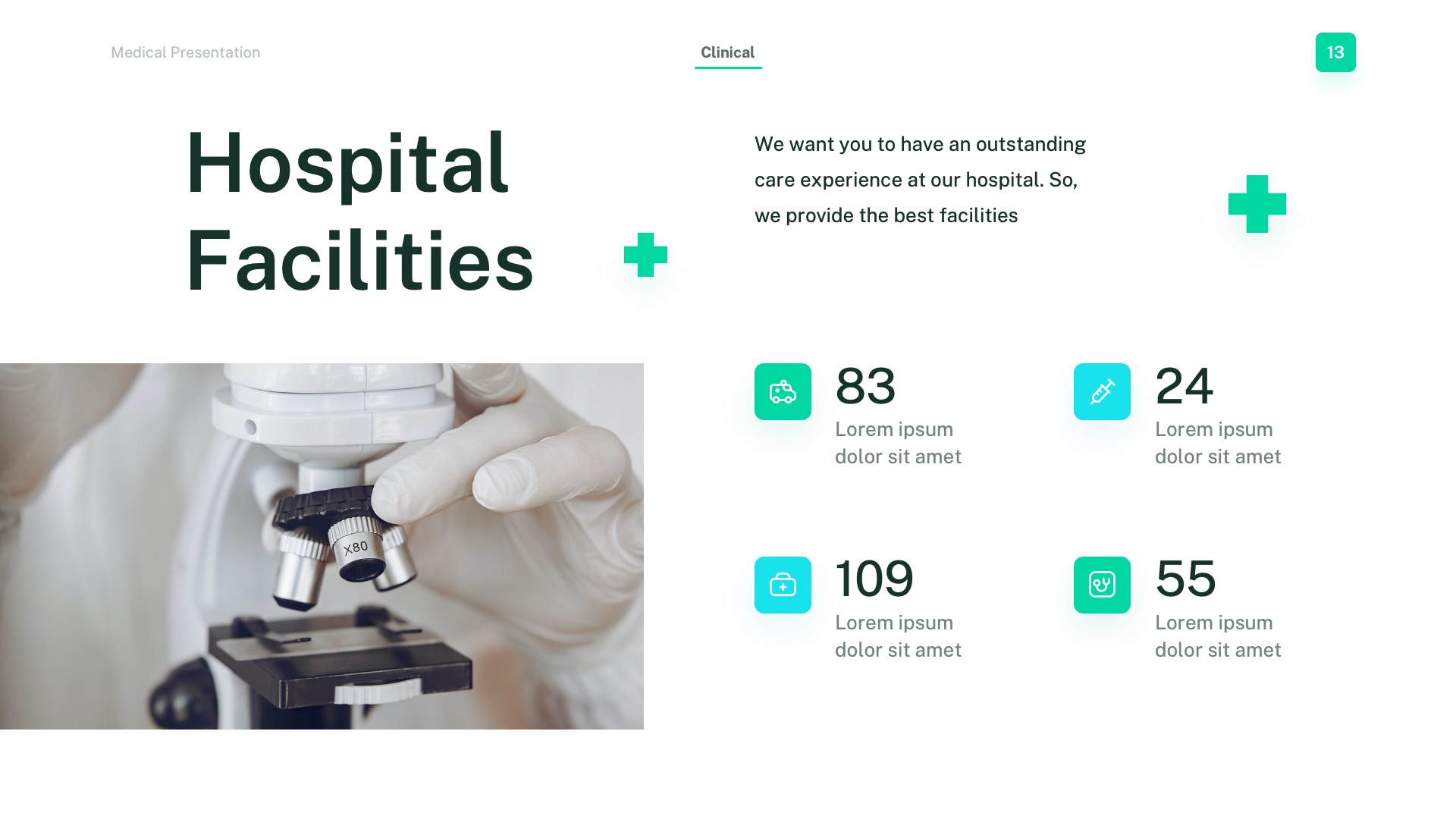 Clinical - Medical Google Slides Presentation, Presentation Templates