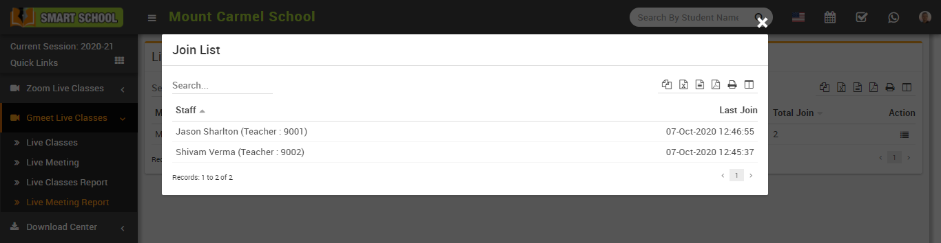 Smart School Gmeet Live Class by QDOCS | CodeCanyon