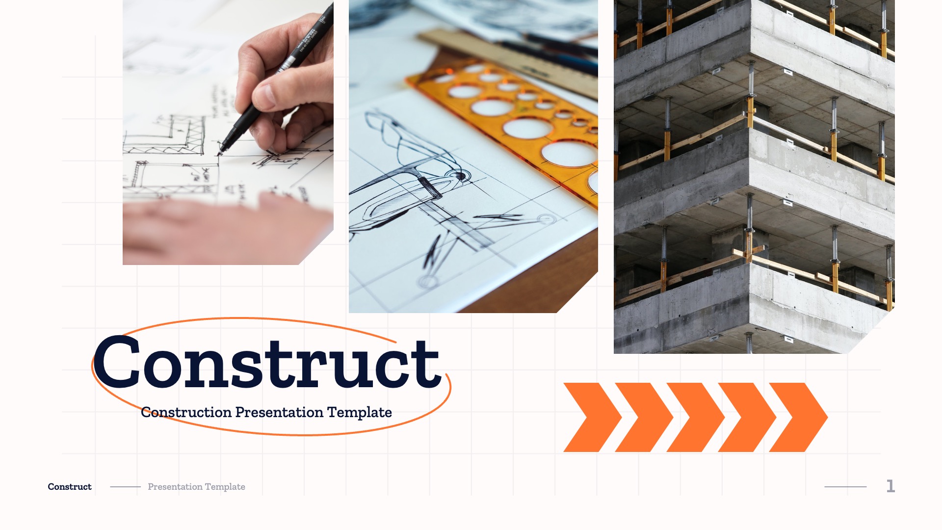 Construct - Construction PowerPoint Presentation, Presentation Templates