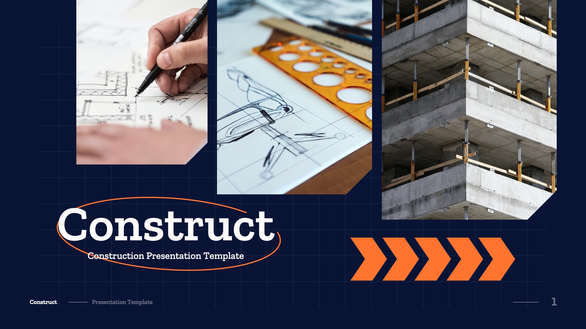 Construct - Construction PowerPoint Presentation, Presentation Templates