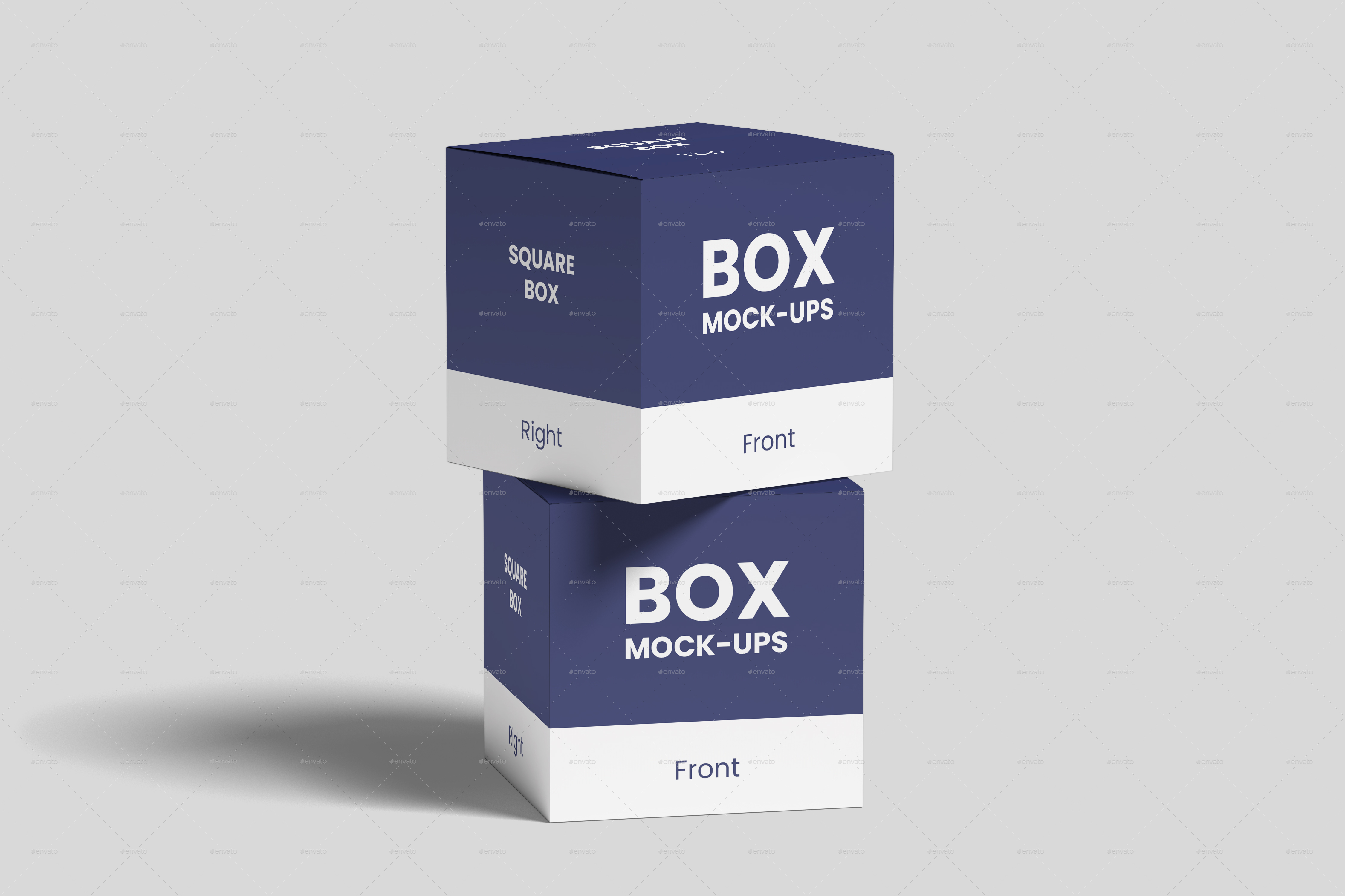 Square Box Packaging Mockup, Graphics | GraphicRiver