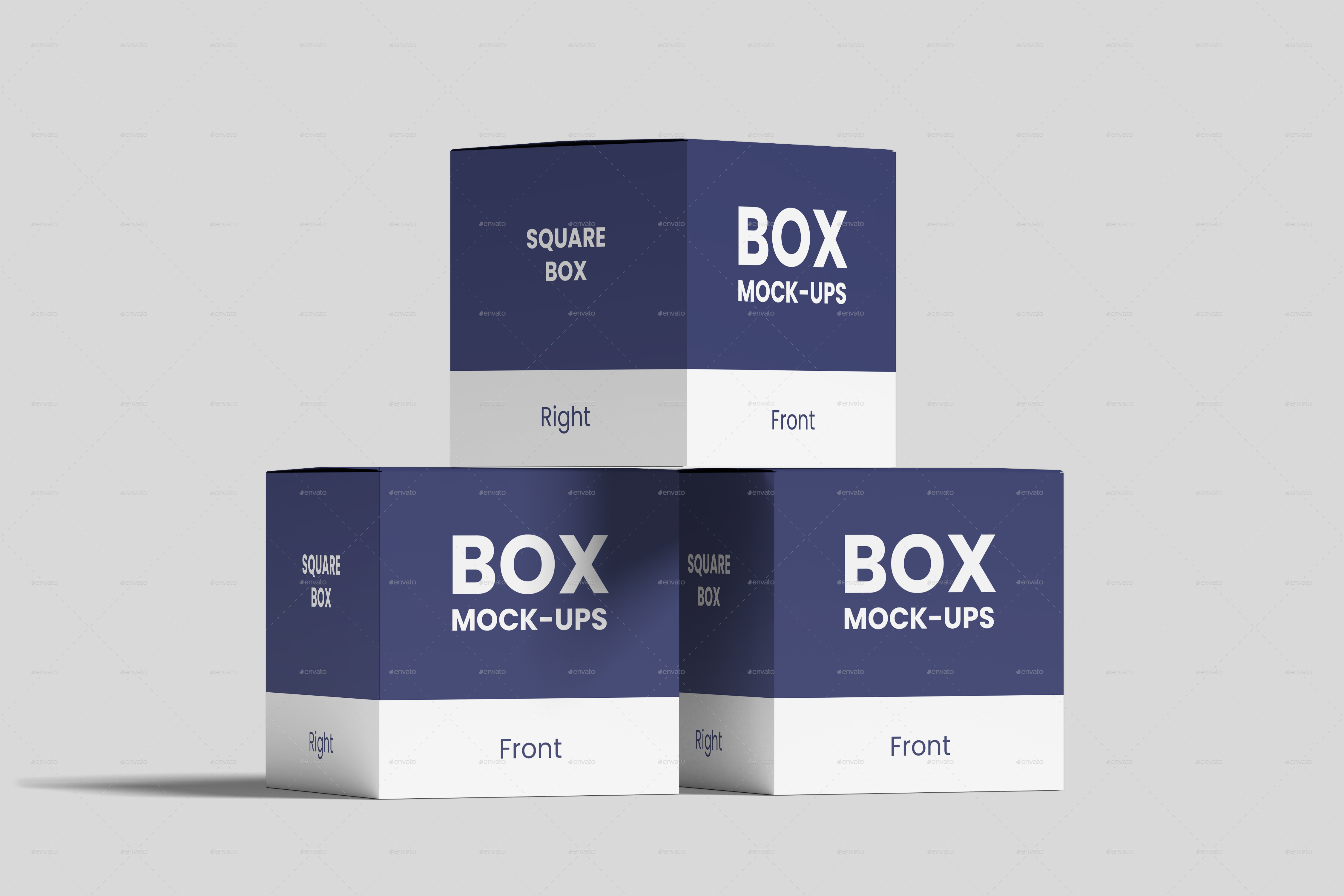 Square Box Packaging Mockup, Graphics | GraphicRiver