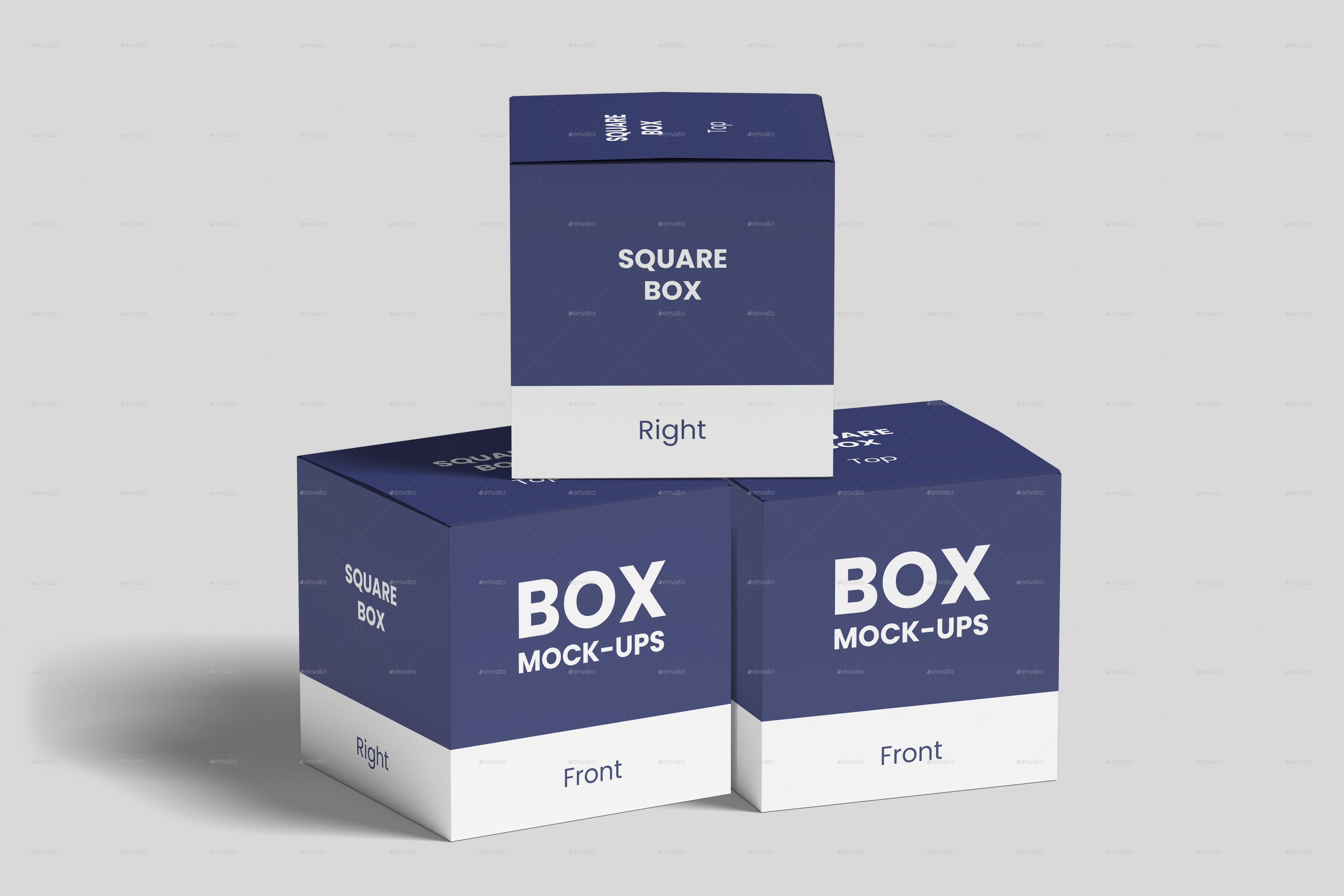 Square Box Packaging Mockup, Graphics | GraphicRiver