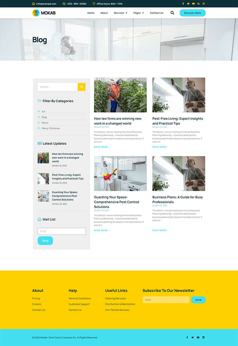 Mokab - Pest Control Services Elementor Pro Template Kit by Nile-Theme Mokab - Pest Control Services Elementor Pro Template Kit by Nile-Theme