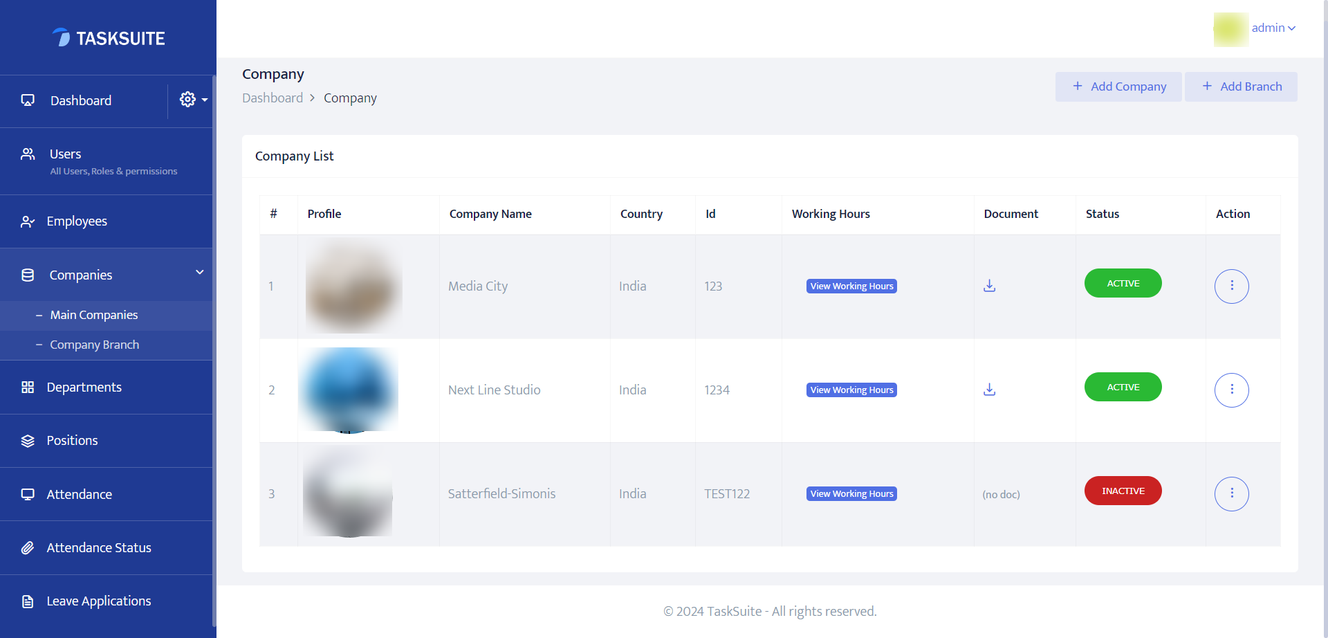 Tasksuite - Human Resource Management System by media-city | CodeCanyon