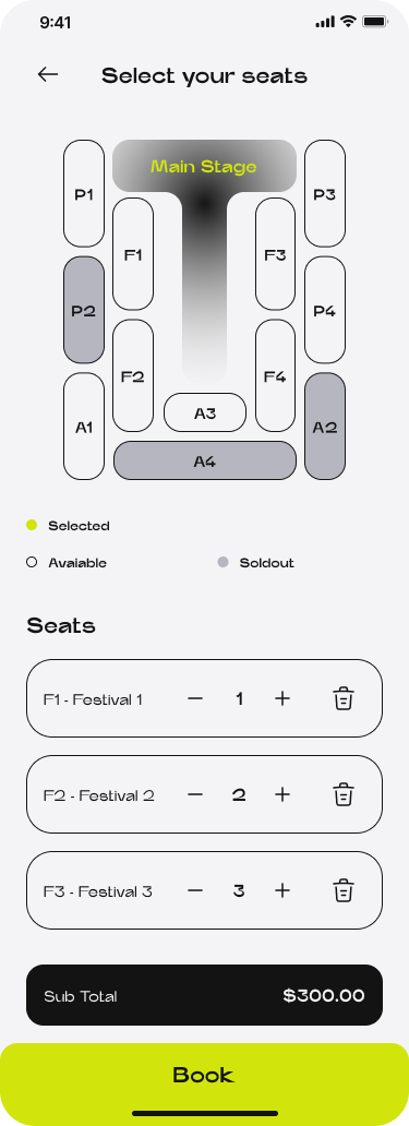 Festify - Event Booking App React Native CLI Ui Kit by upliftthemes