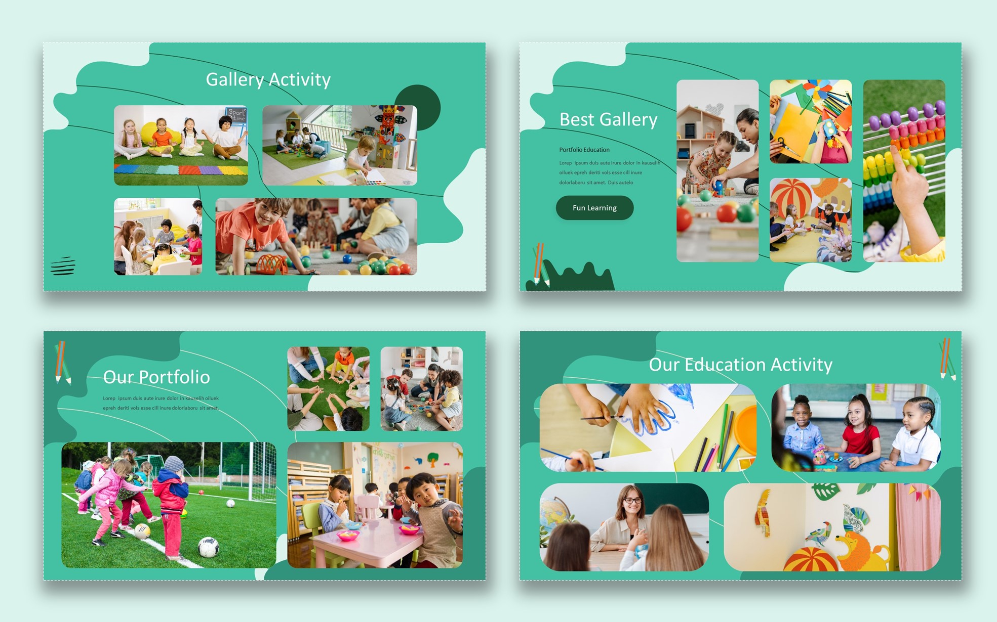 Kinderjoy - Education Google Slide Template, Presentation Templates
