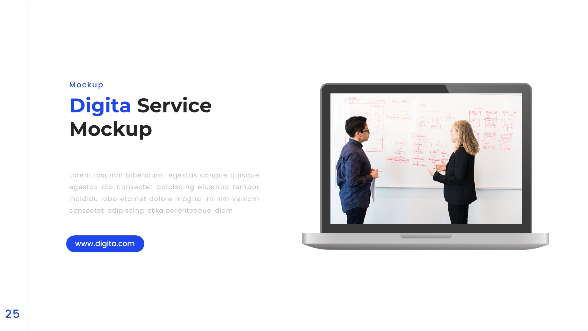 Digita – Digital Agency PowerPoint Template, Presentation Templates