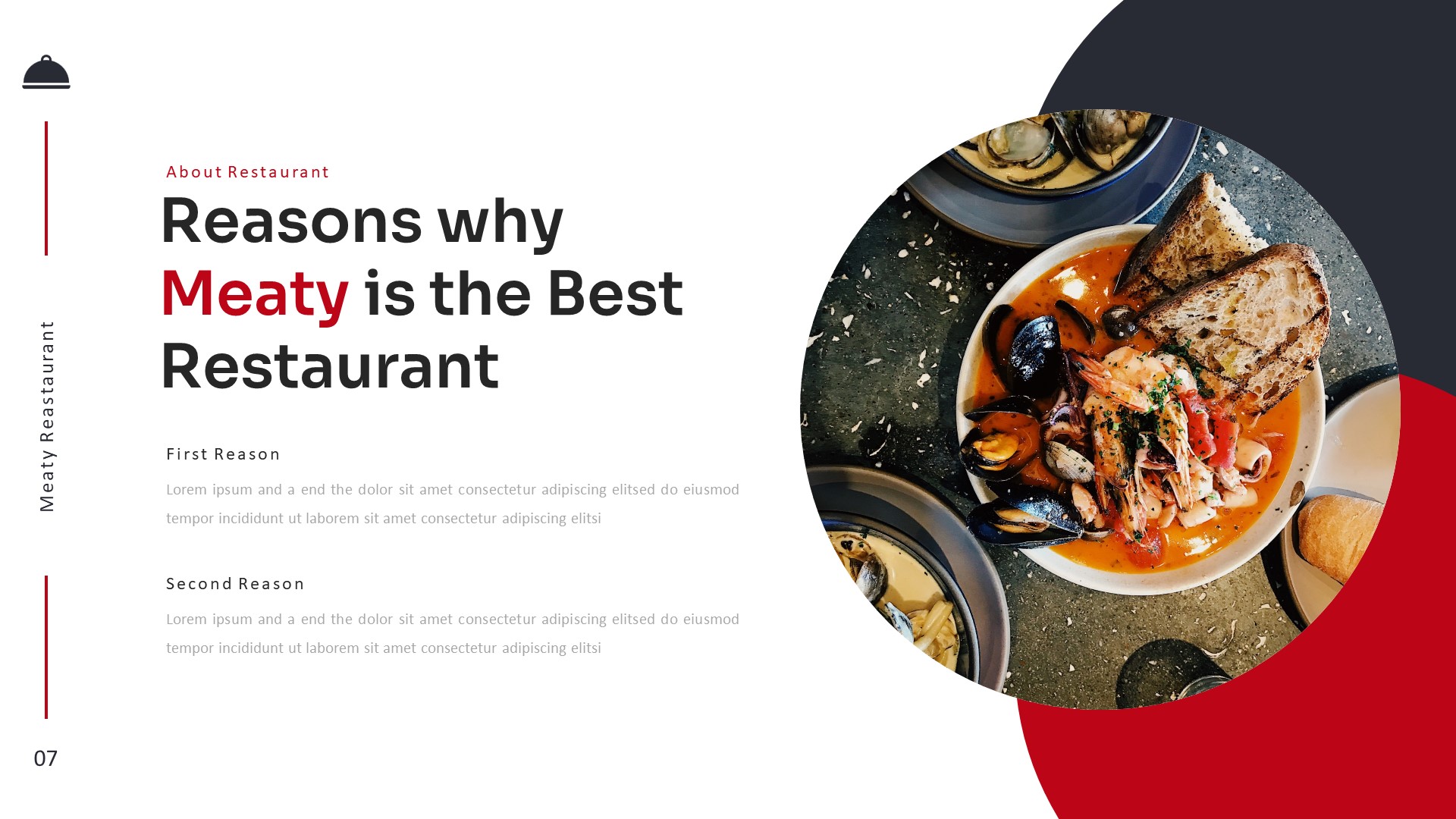 Meaty – Food Google Slides Template, Presentation Templates | GraphicRiver