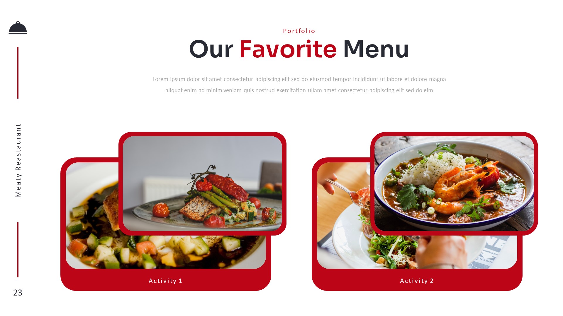 Meaty – Food Google Slides Template, Presentation Templates | GraphicRiver