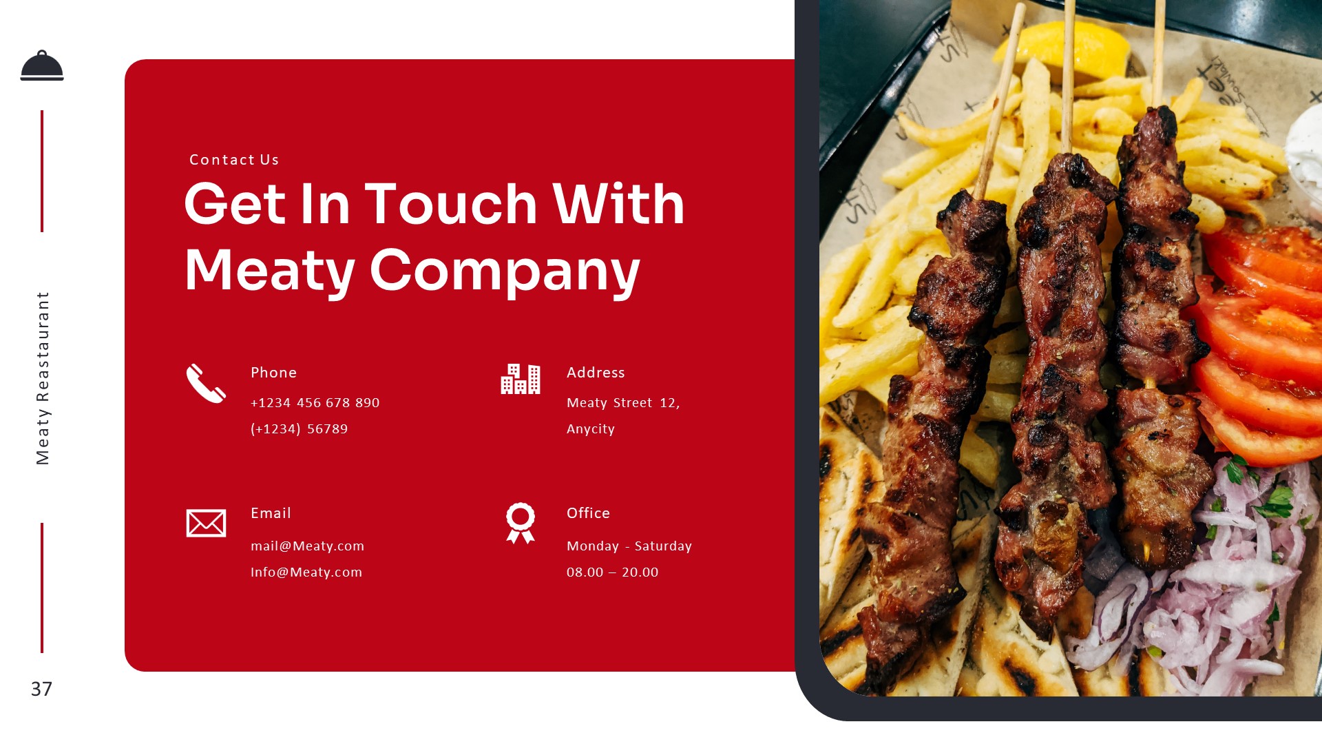 Meaty – Food Google Slides Template, Presentation Templates | GraphicRiver