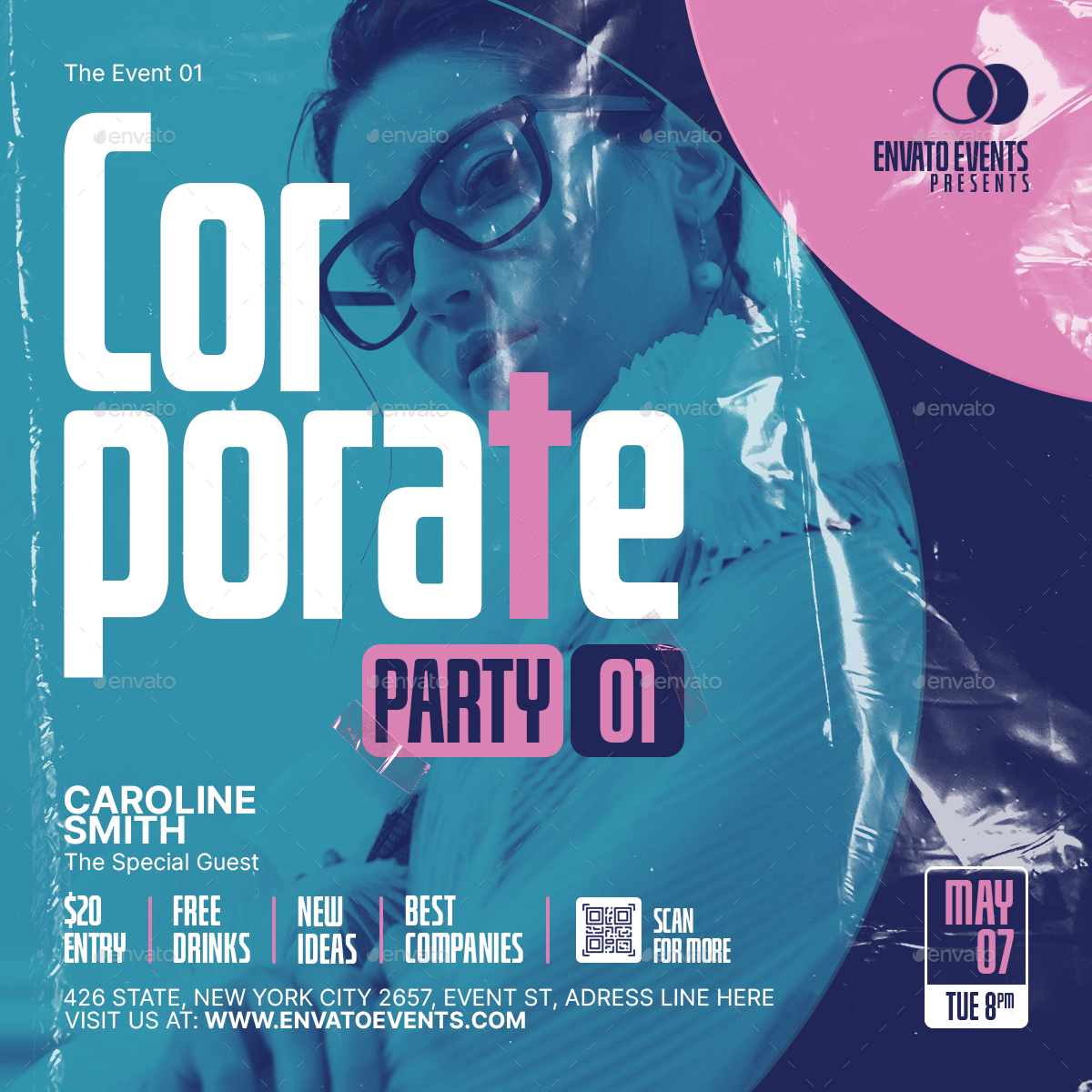 Corporate Party Flyer, Print Templates | GraphicRiver