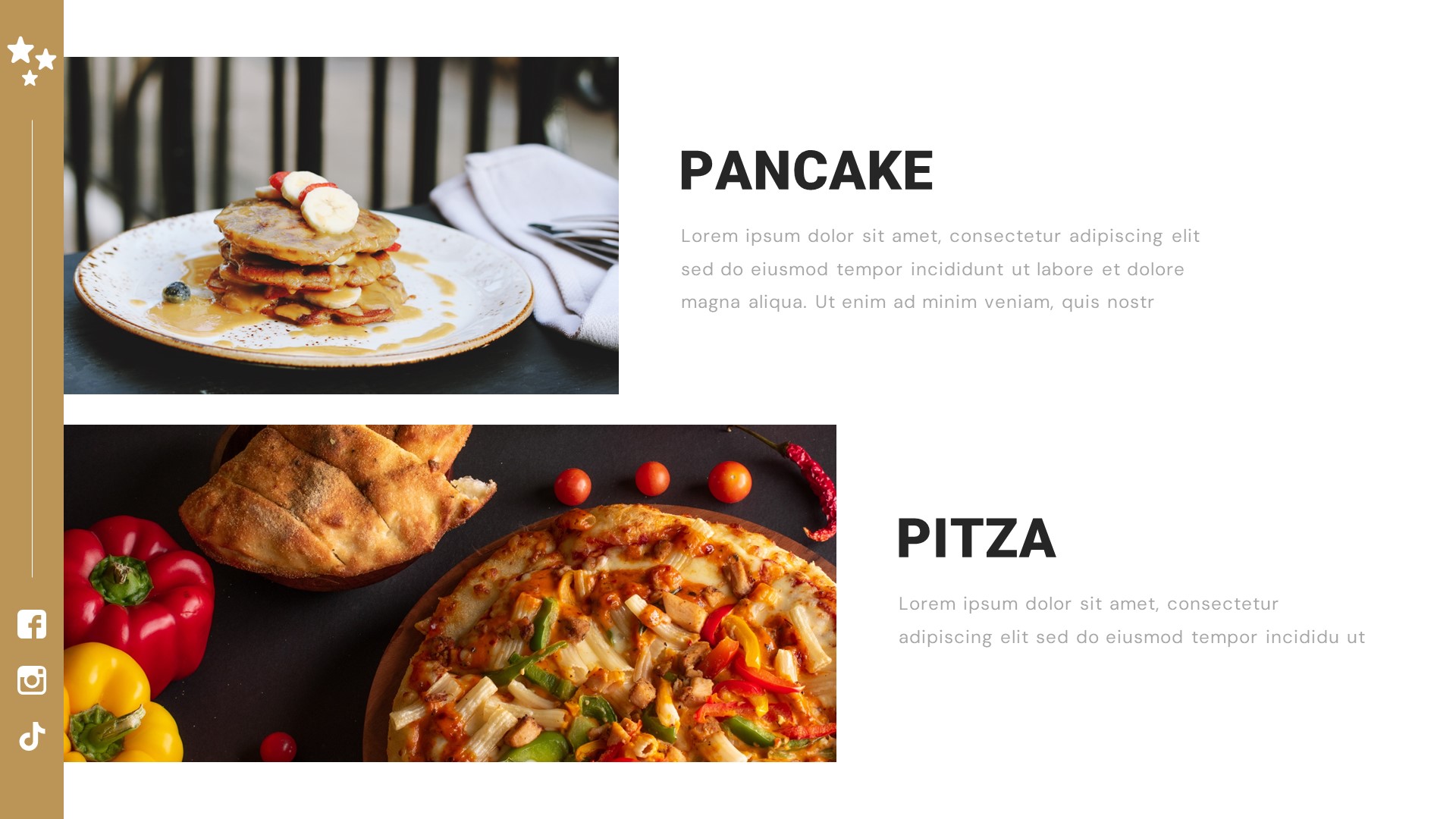 Foodmunt - Food & Beverages PowerPoint Template, Presentation Templates