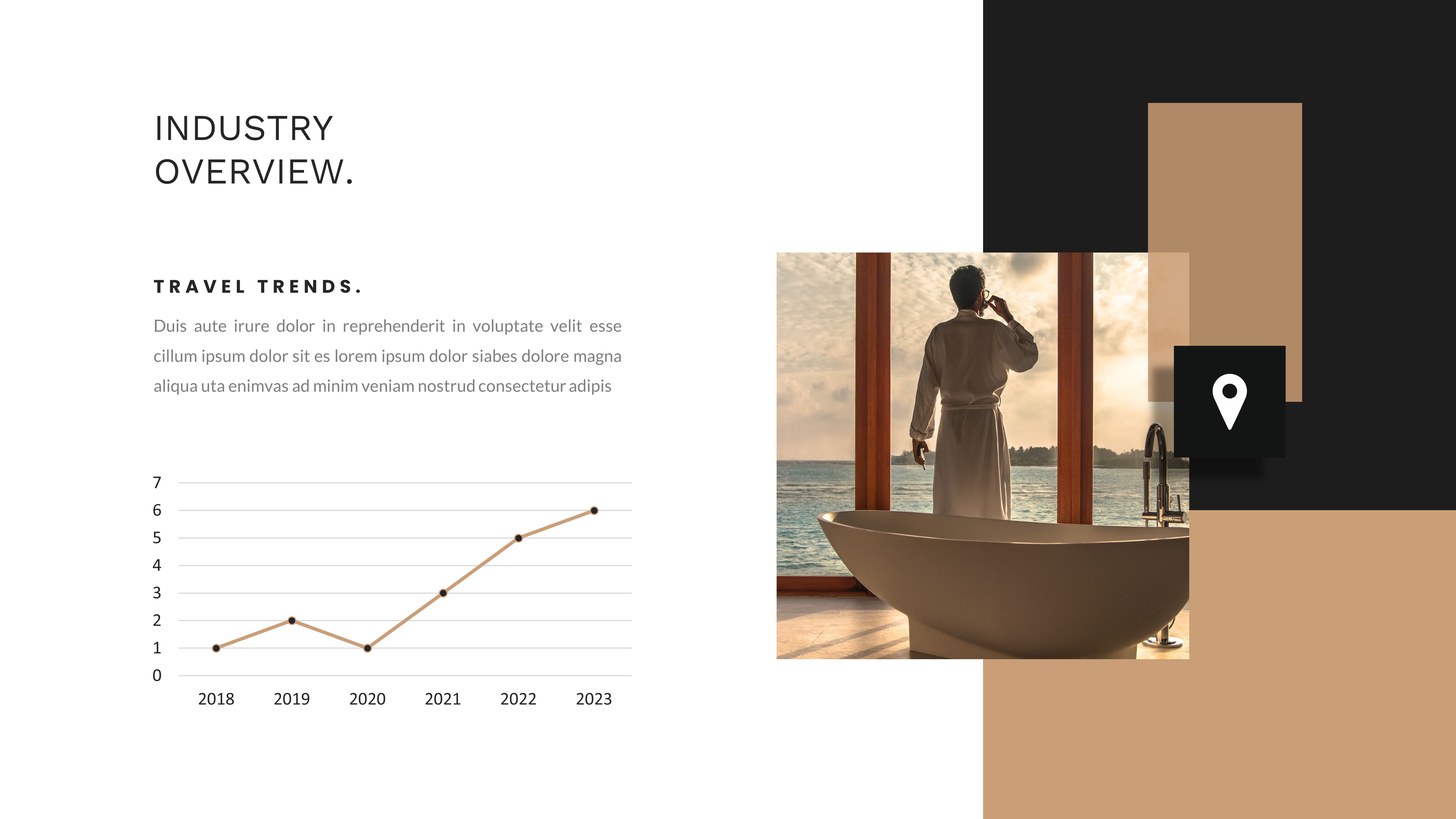 Travotel - Travel and Hotel PowerPoint Template, Presentation Templates