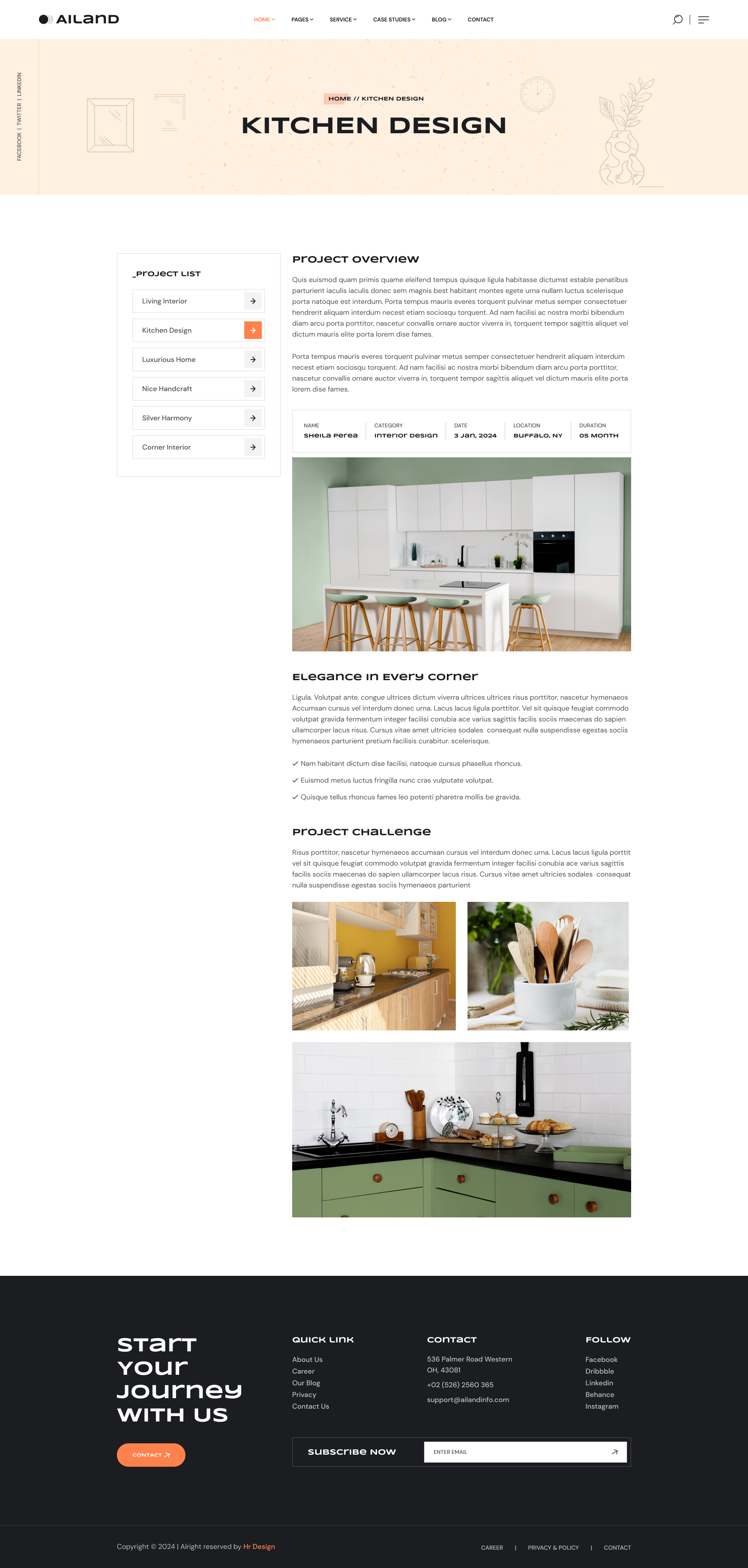 Ailand - Modern Interior & Architecture Figma Template by Namespace-IT