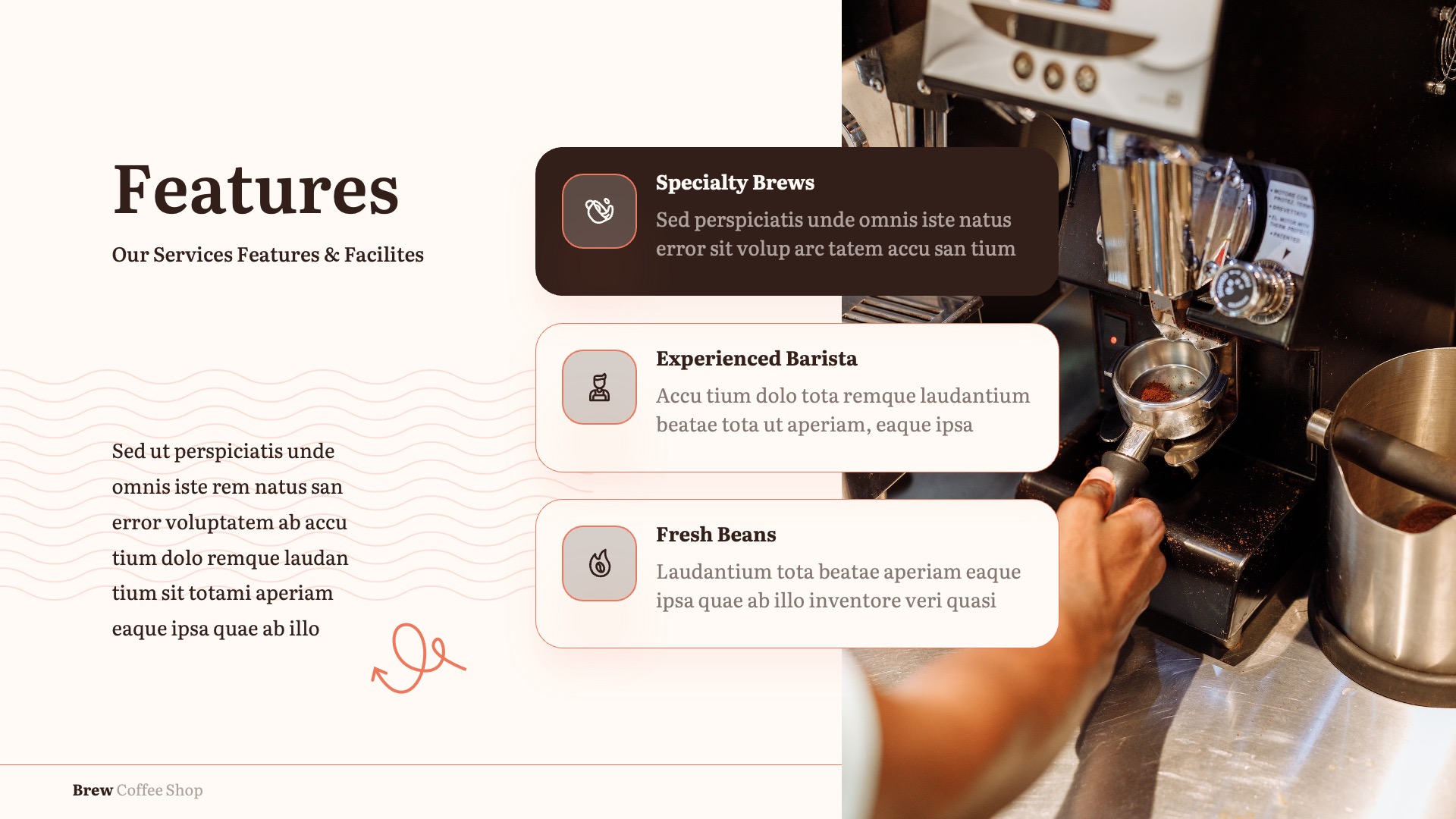 Brew - Coffee Shop PowerPoint Presentation, Presentation Templates