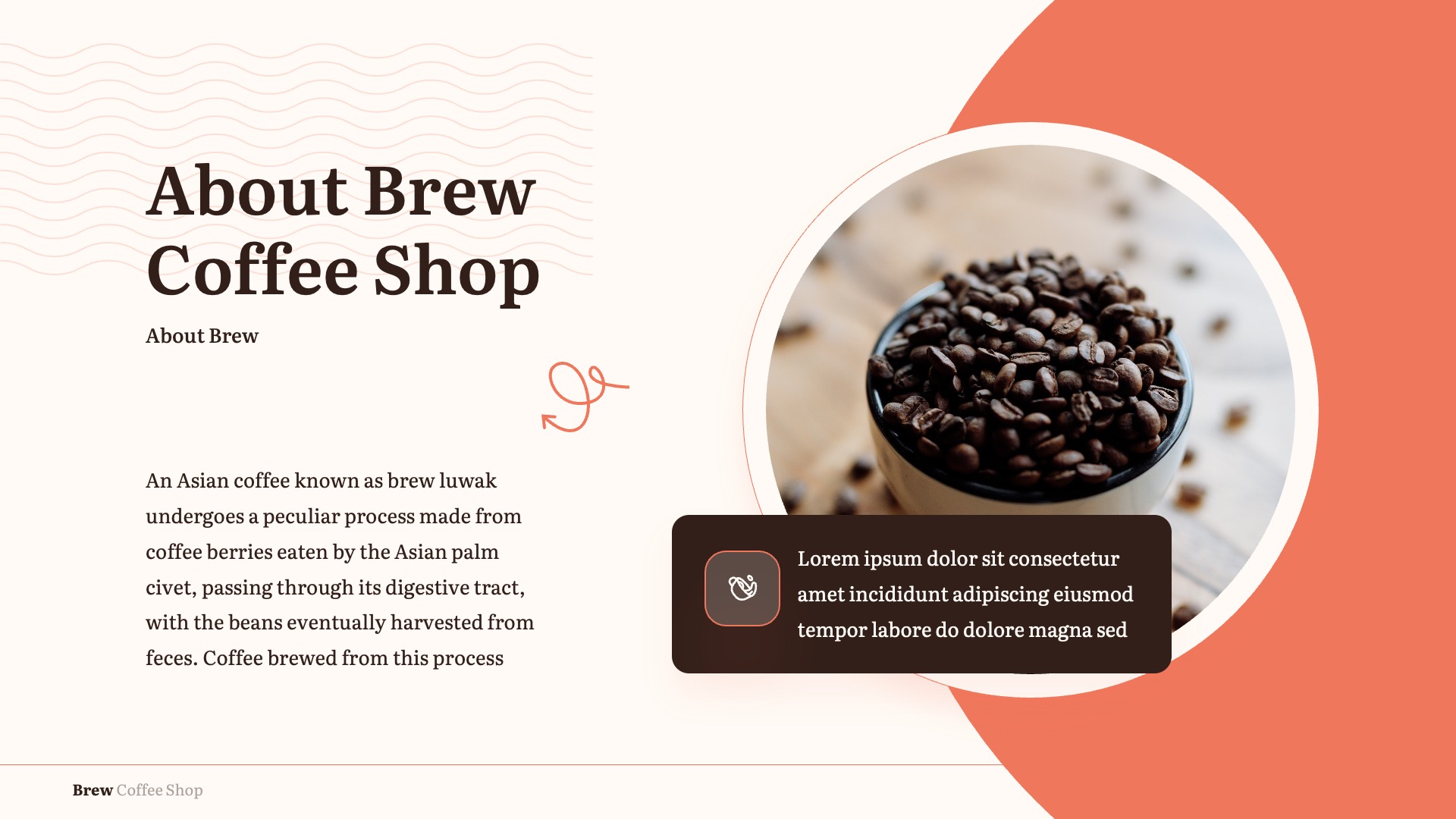 Brew - Coffee Shop PowerPoint Presentation, Presentation Templates