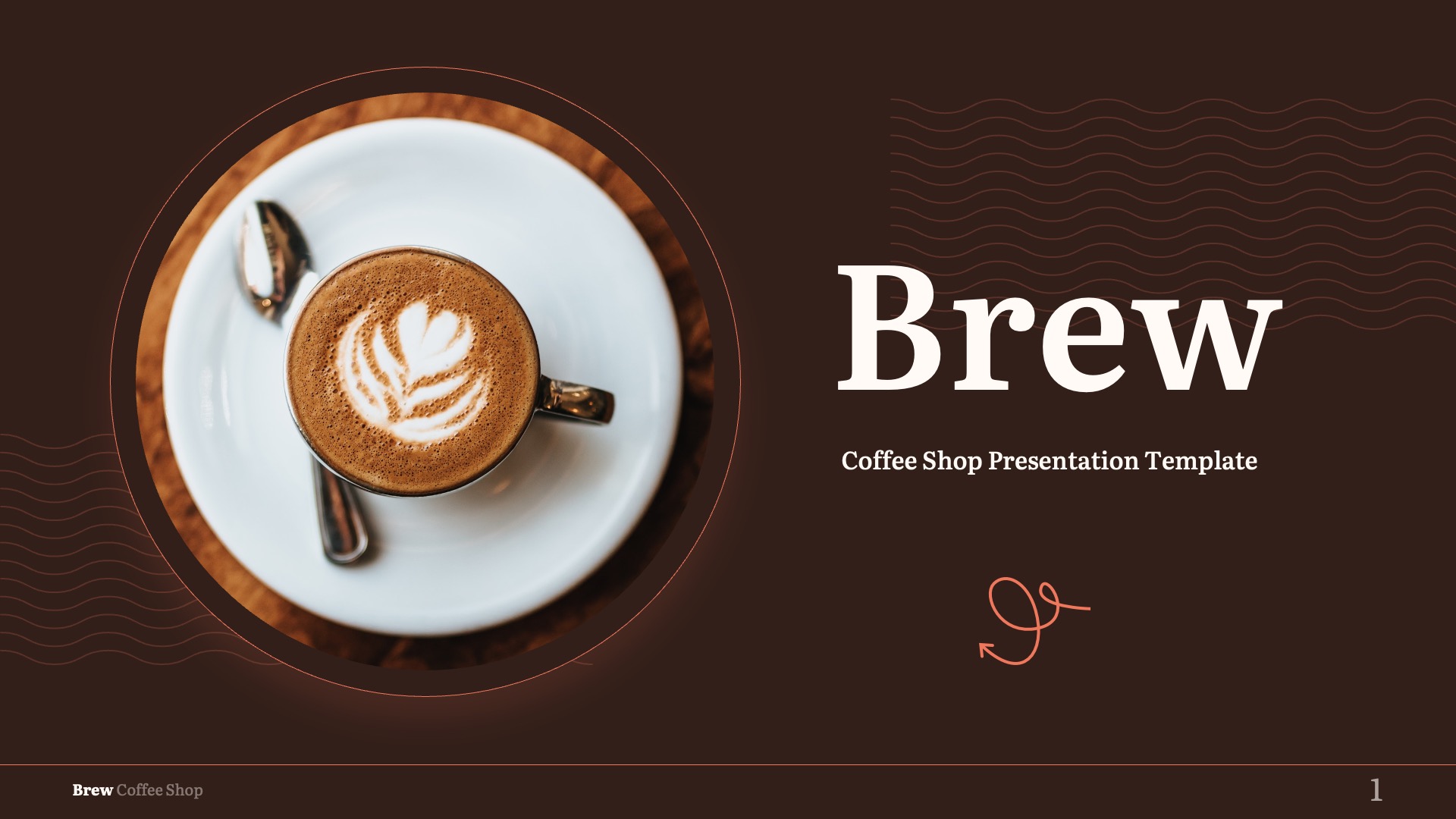 Brew - Coffee Shop PowerPoint Presentation, Presentation Templates
