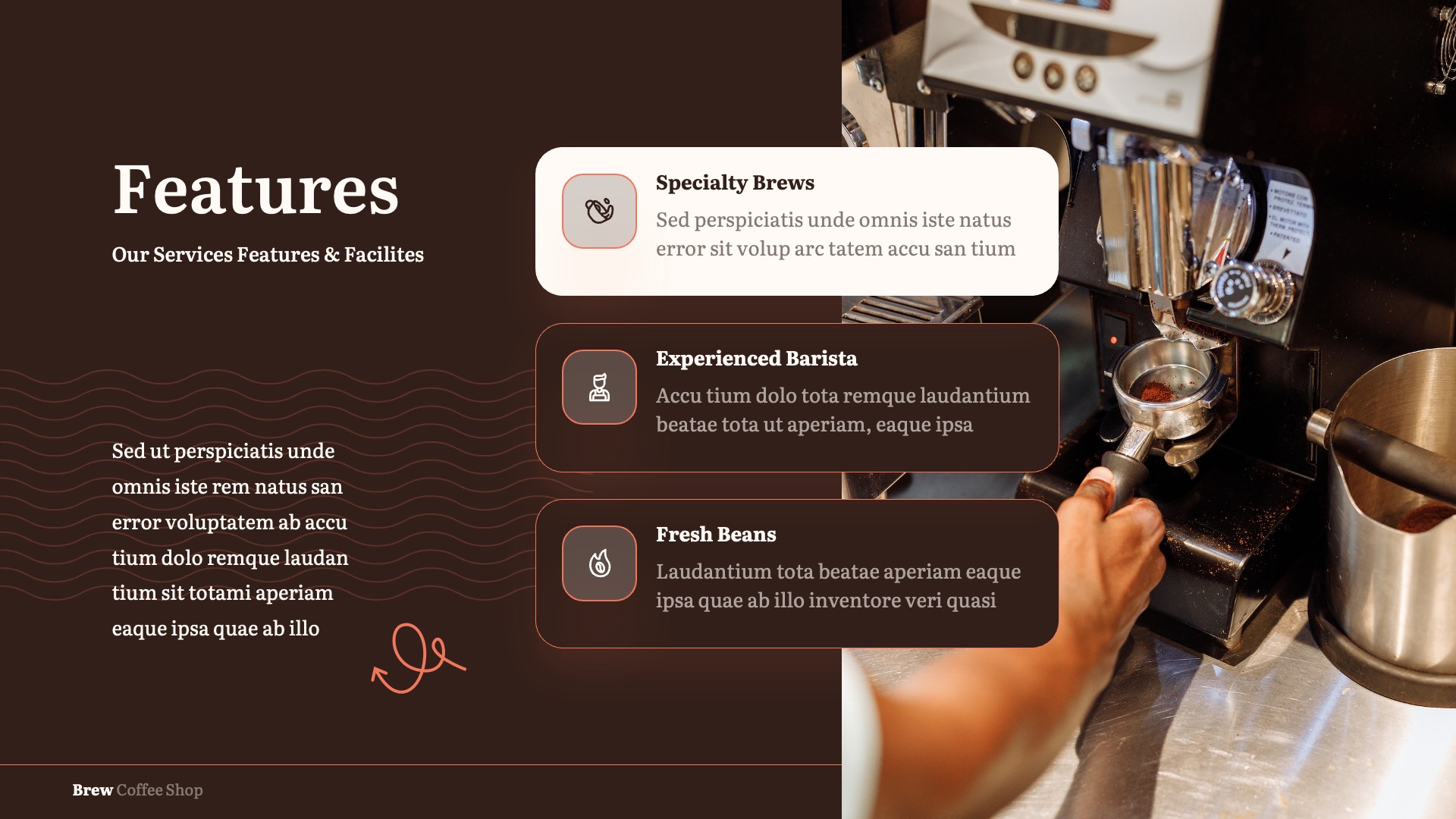 Brew - Coffee Shop PowerPoint Presentation, Presentation Templates