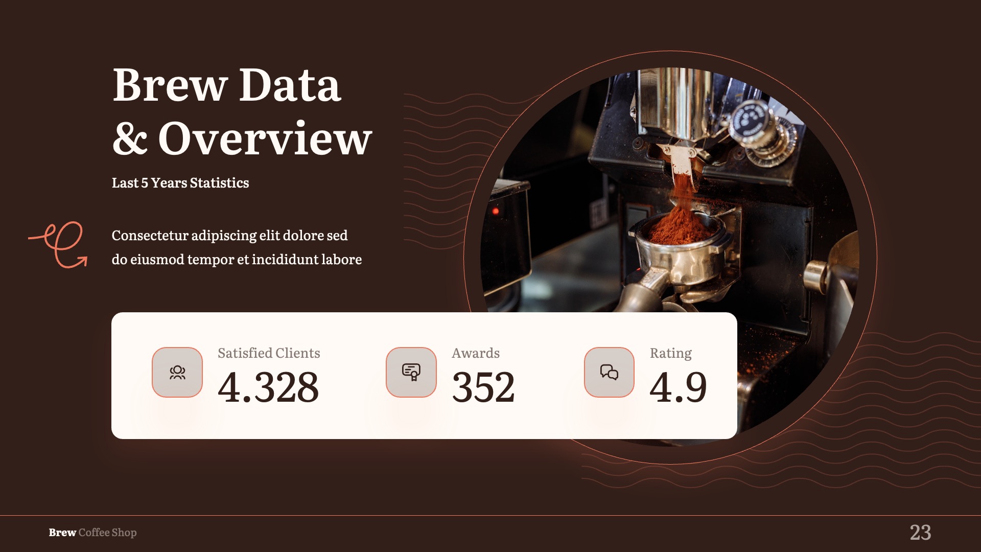 Brew - Coffee Shop PowerPoint Presentation, Presentation Templates