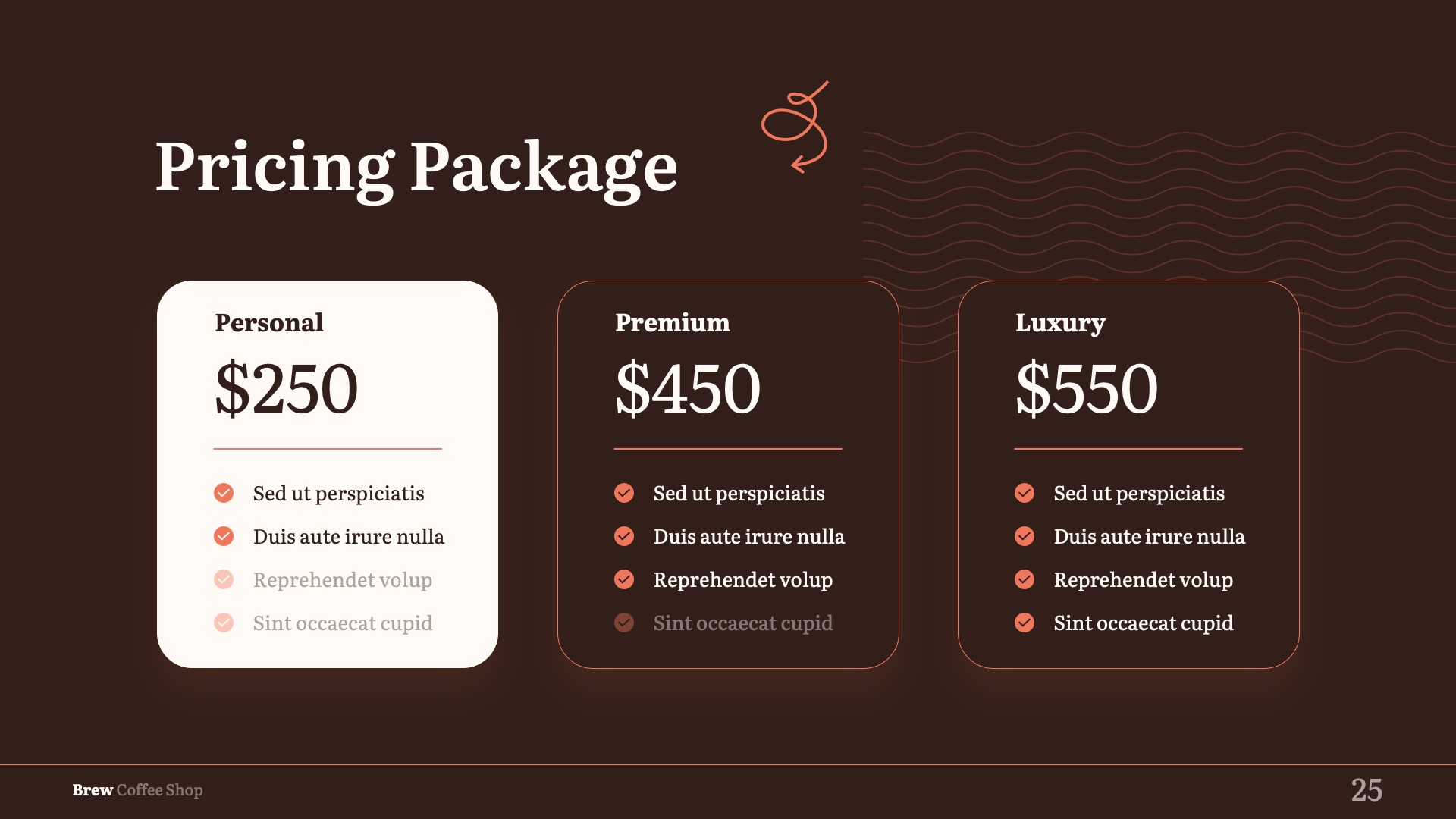 Brew - Coffee Shop Google Slides Presentation, Presentation Templates