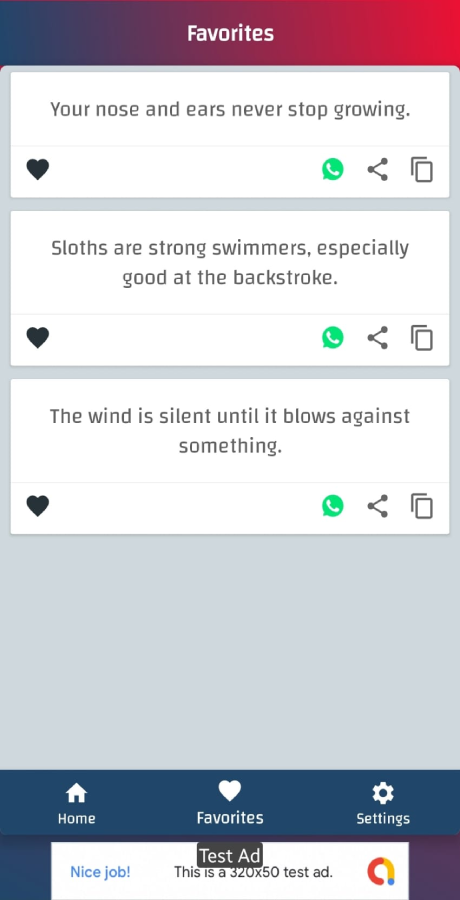 Interesting Facts App Offline with Admob by IbrahimOdeh | CodeCanyon
