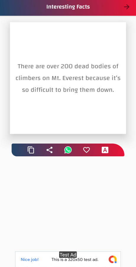 Interesting Facts App Offline with Admob by IbrahimOdeh | CodeCanyon