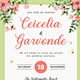 Pink Corel Wedding Invitation Template, Print Templates | GraphicRiver