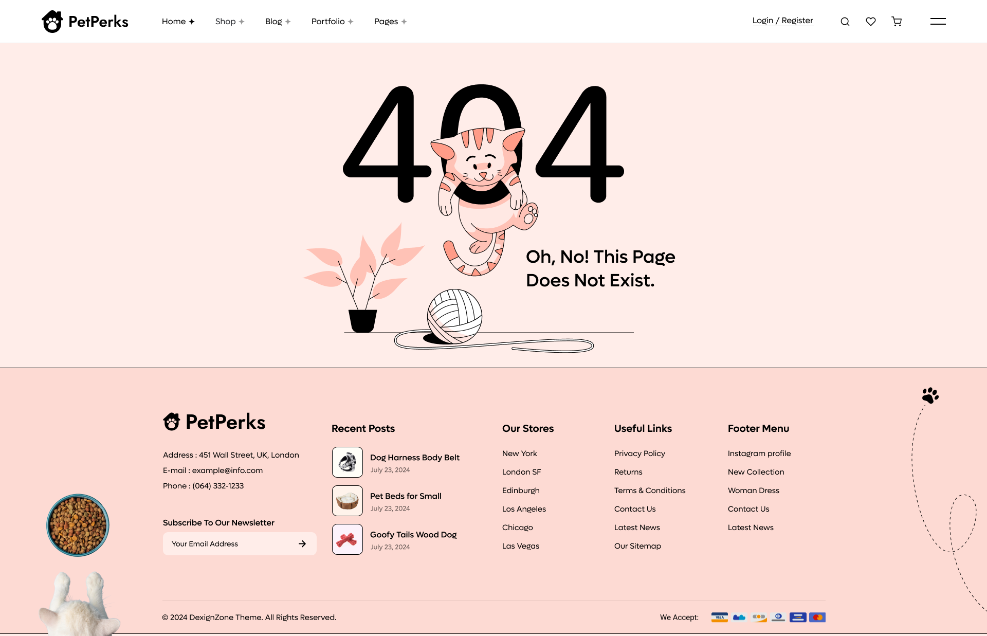 PetPerks - Pet Shop eCommerce Figma Template by DexignZone | ThemeForest
