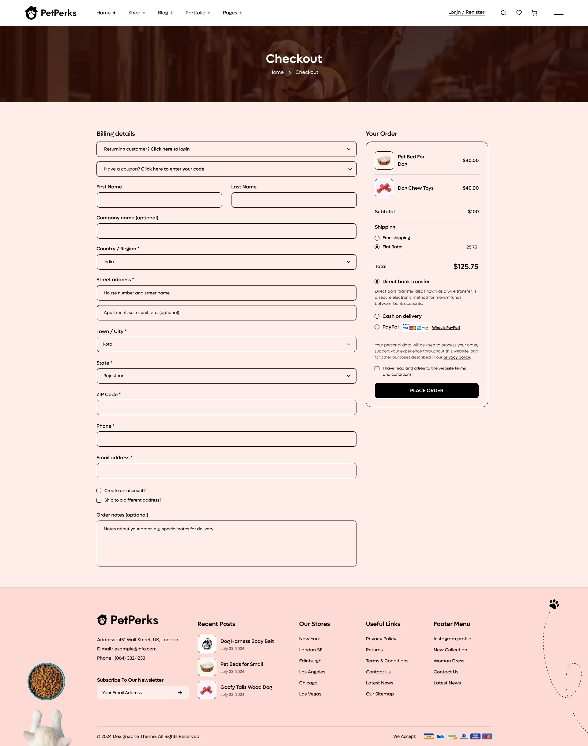 PetPerks - Pet Shop eCommerce Figma Template by DexignZone | ThemeForest