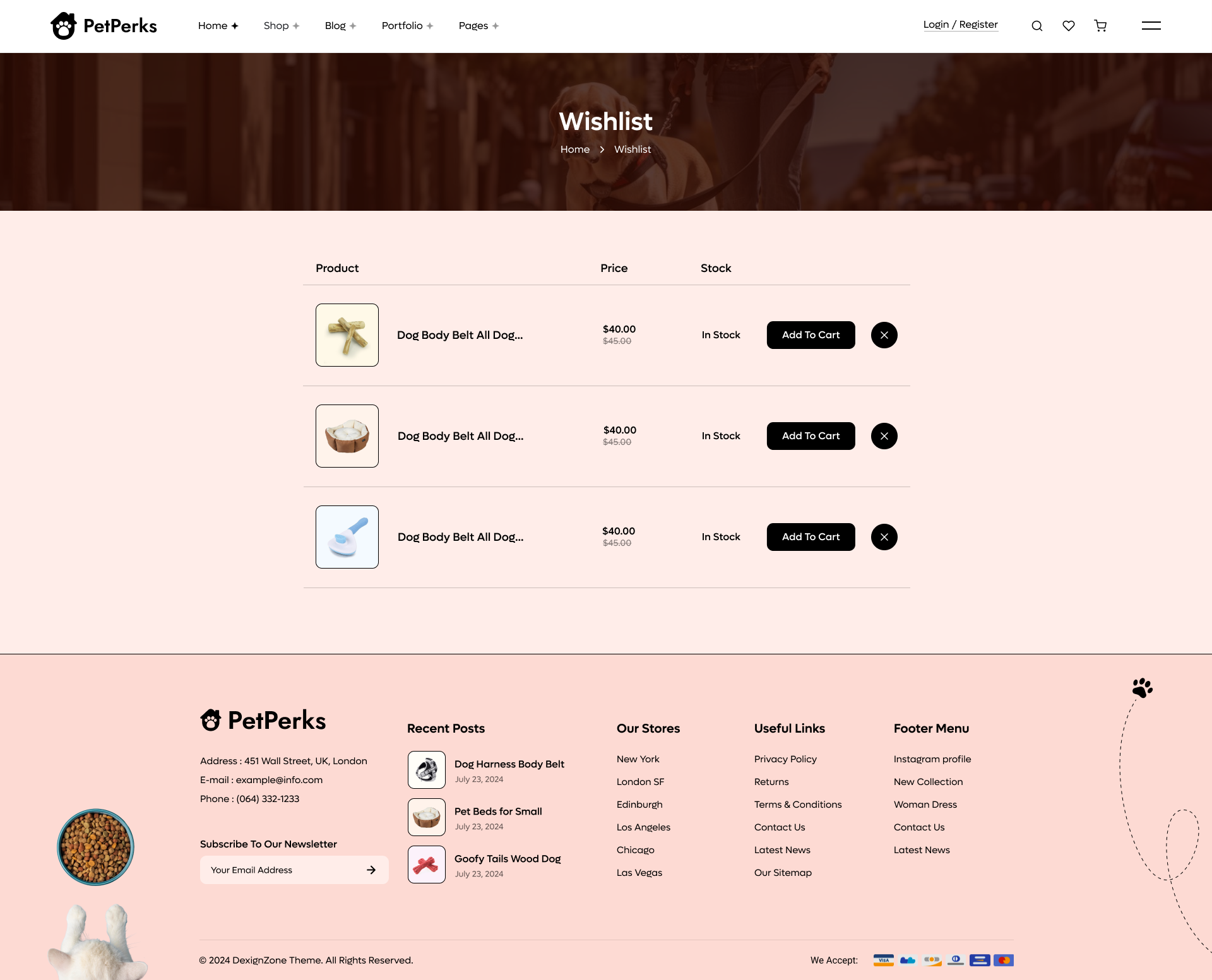 PetPerks - Pet Shop eCommerce Figma Template by DexignZone | ThemeForest