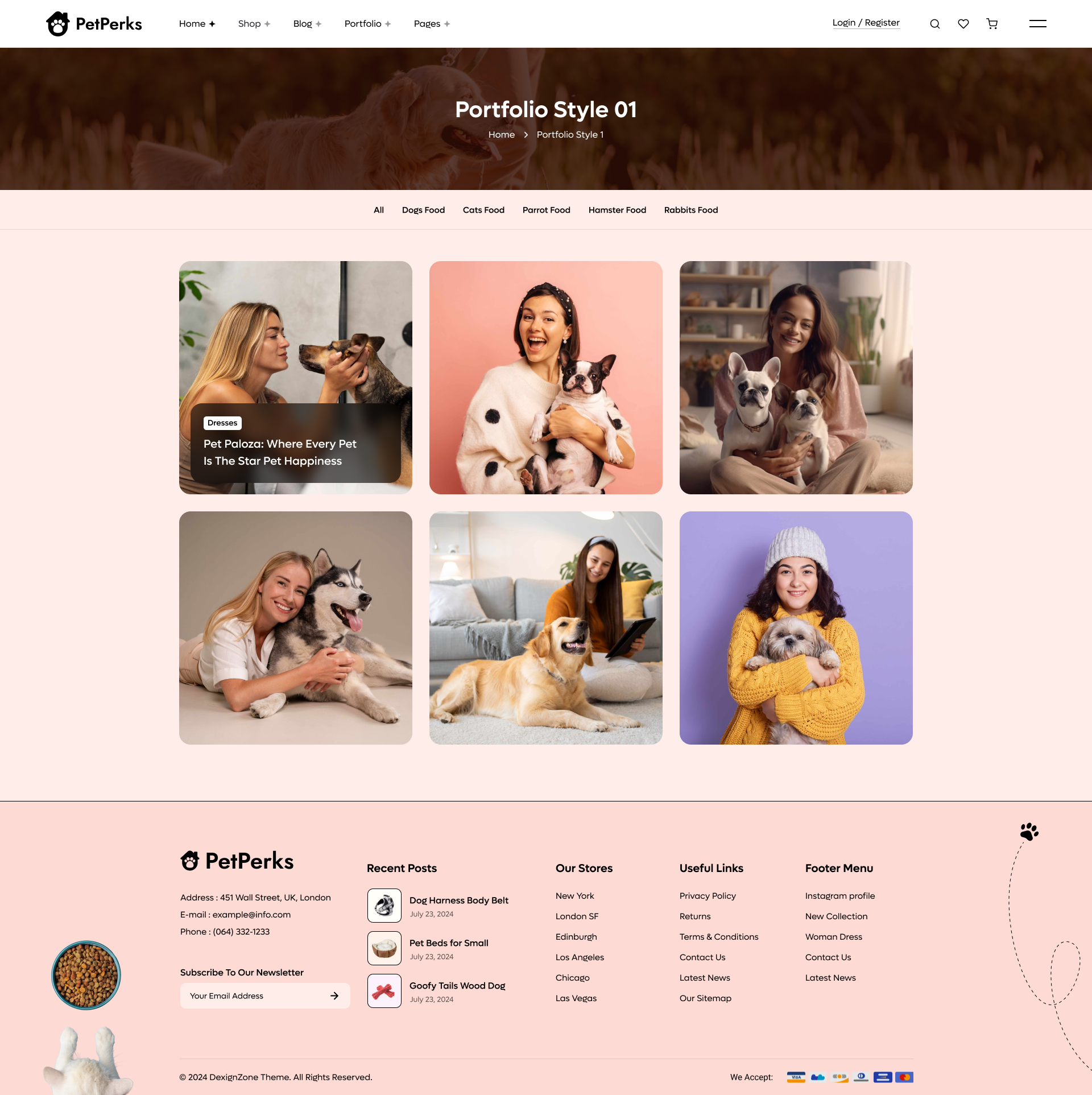 PetPerks - Pet Shop eCommerce Figma Template by DexignZone | ThemeForest