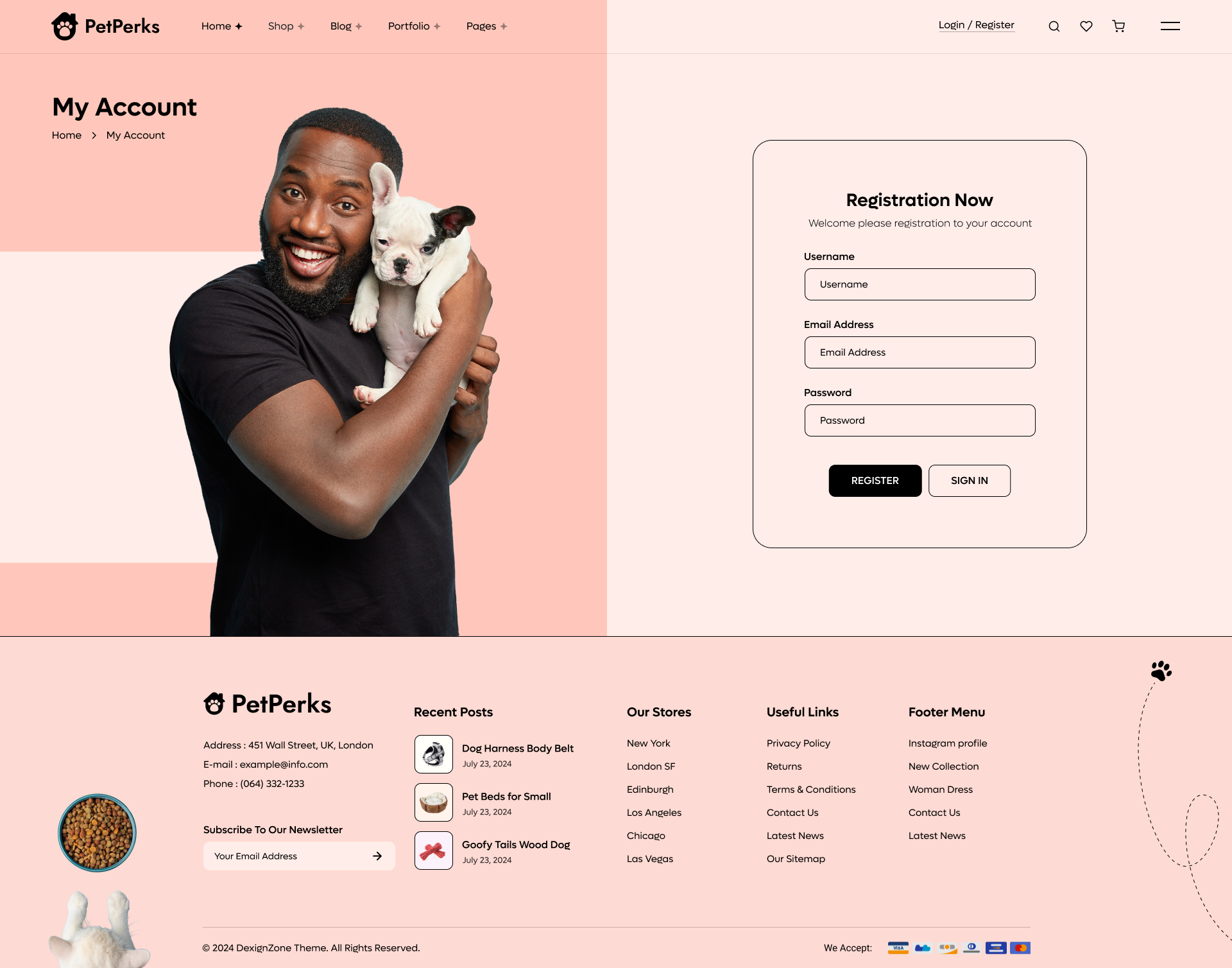 PetPerks - Pet Shop eCommerce Figma Template by DexignZone | ThemeForest